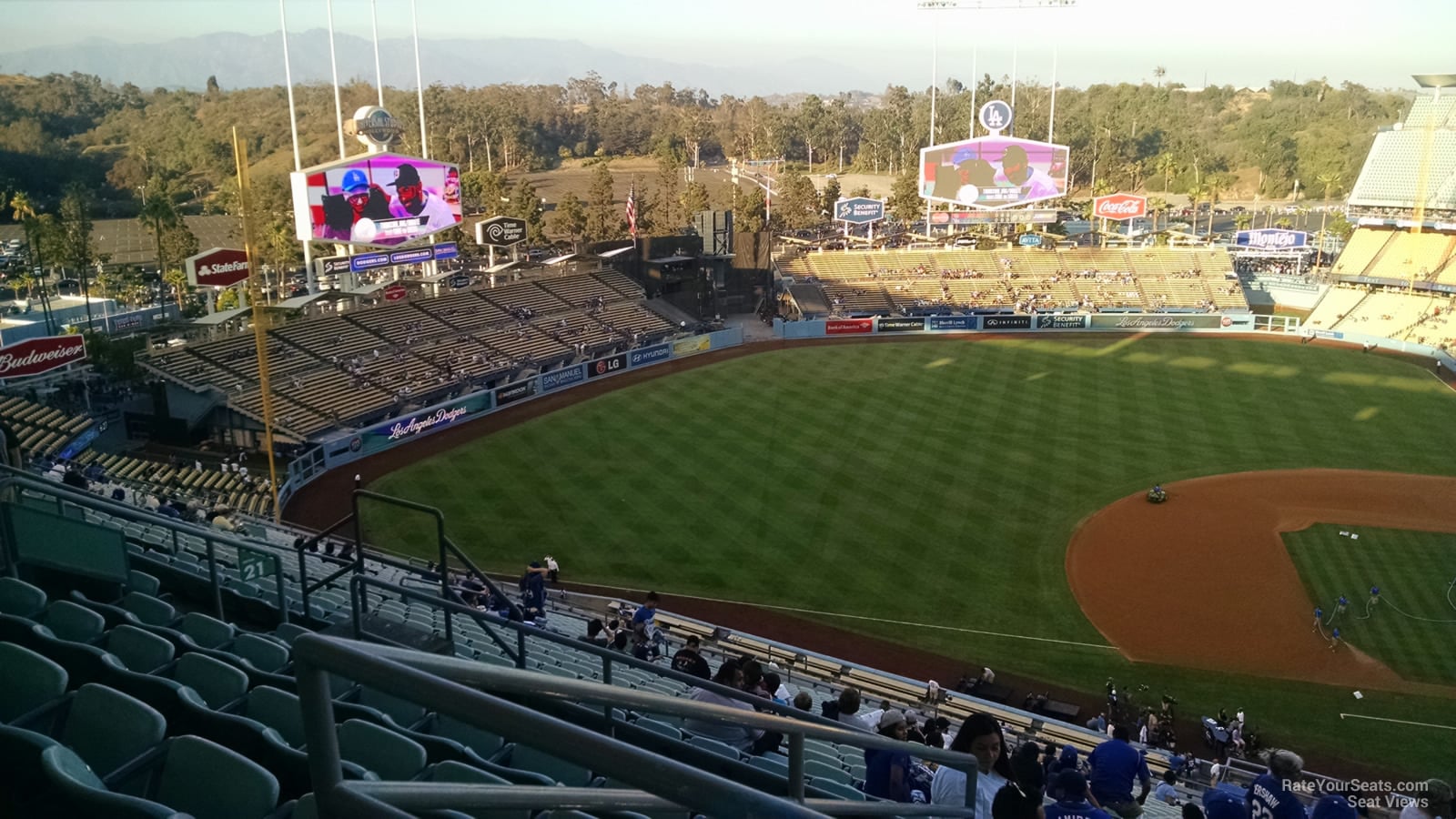 Infield Reserve 21 at Dodger Stadium - RateYourSeats.com
