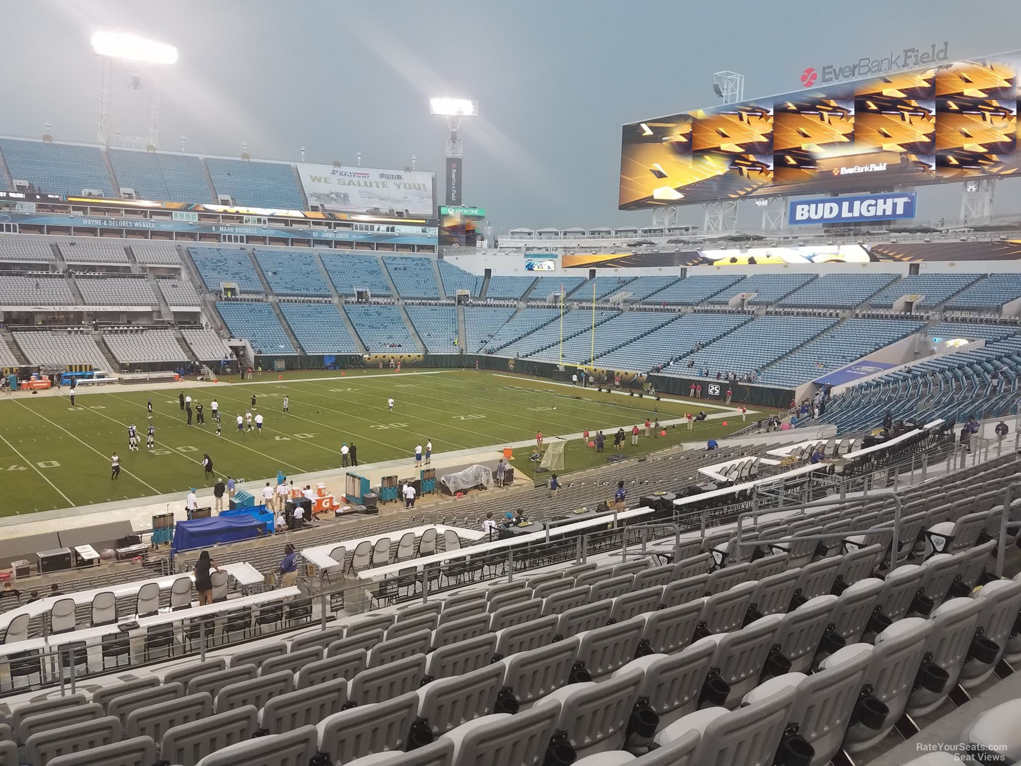 Everbank Field Seating Chart With Rows In 2020 With EverBank Stadium