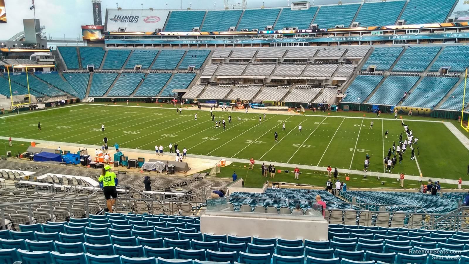 Everbank Field Seating Chart With Rows In 2020 With EverBank Stadium
