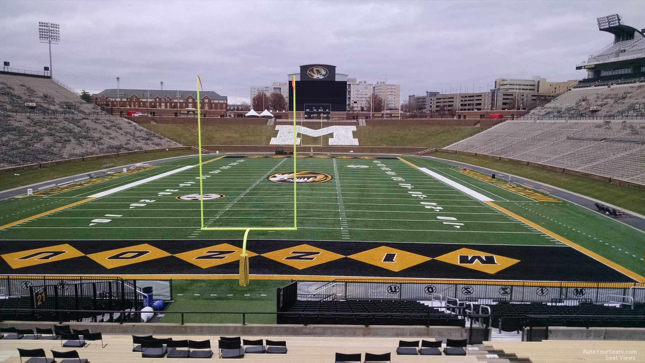 Section 130 at Faurot Field - RateYourSeats.com