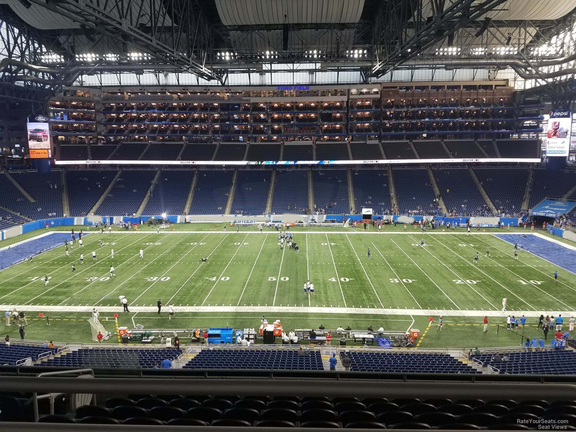 Section 231 at Ford Field - RateYourSeats.com