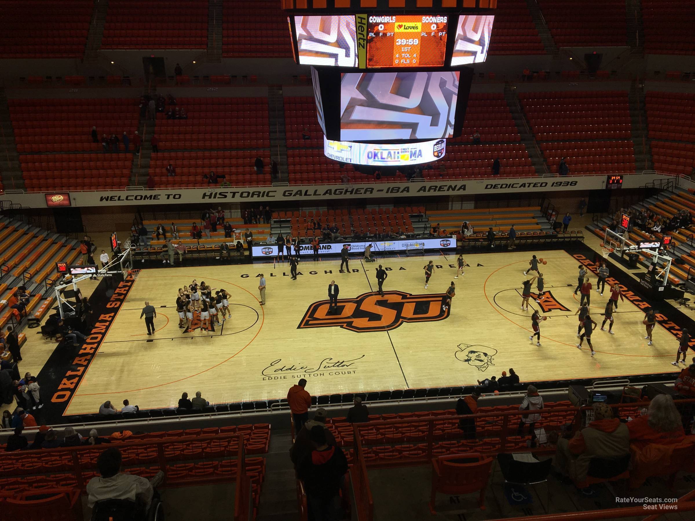 Section 304 at Gallagher-Iba Arena - RateYourSeats.com