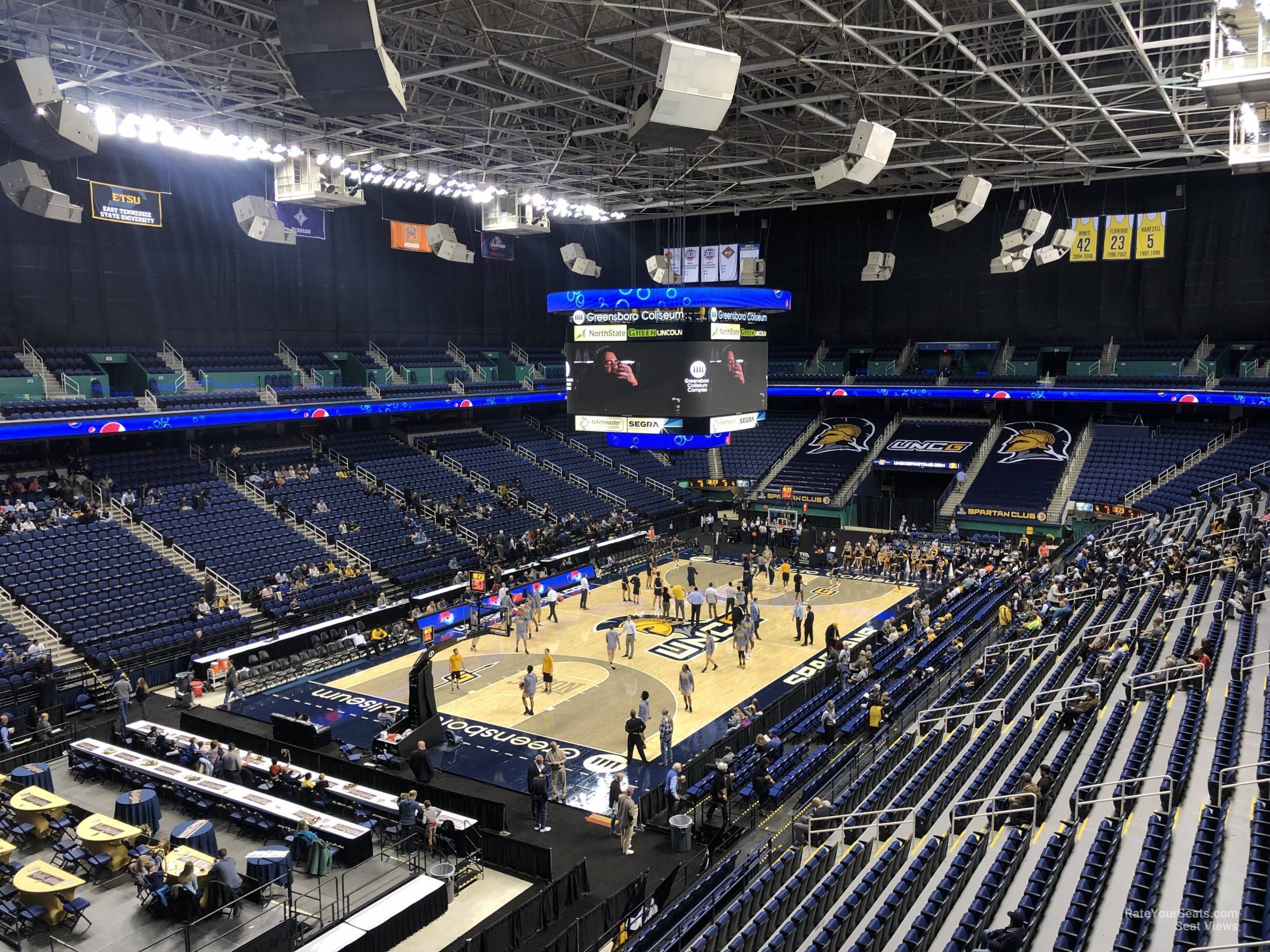 Section 225 at Greensboro Coliseum - RateYourSeats.com