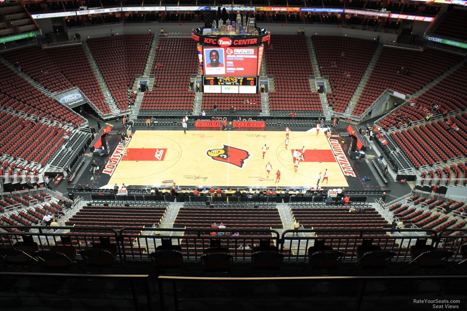 Yum Center Section 308 View