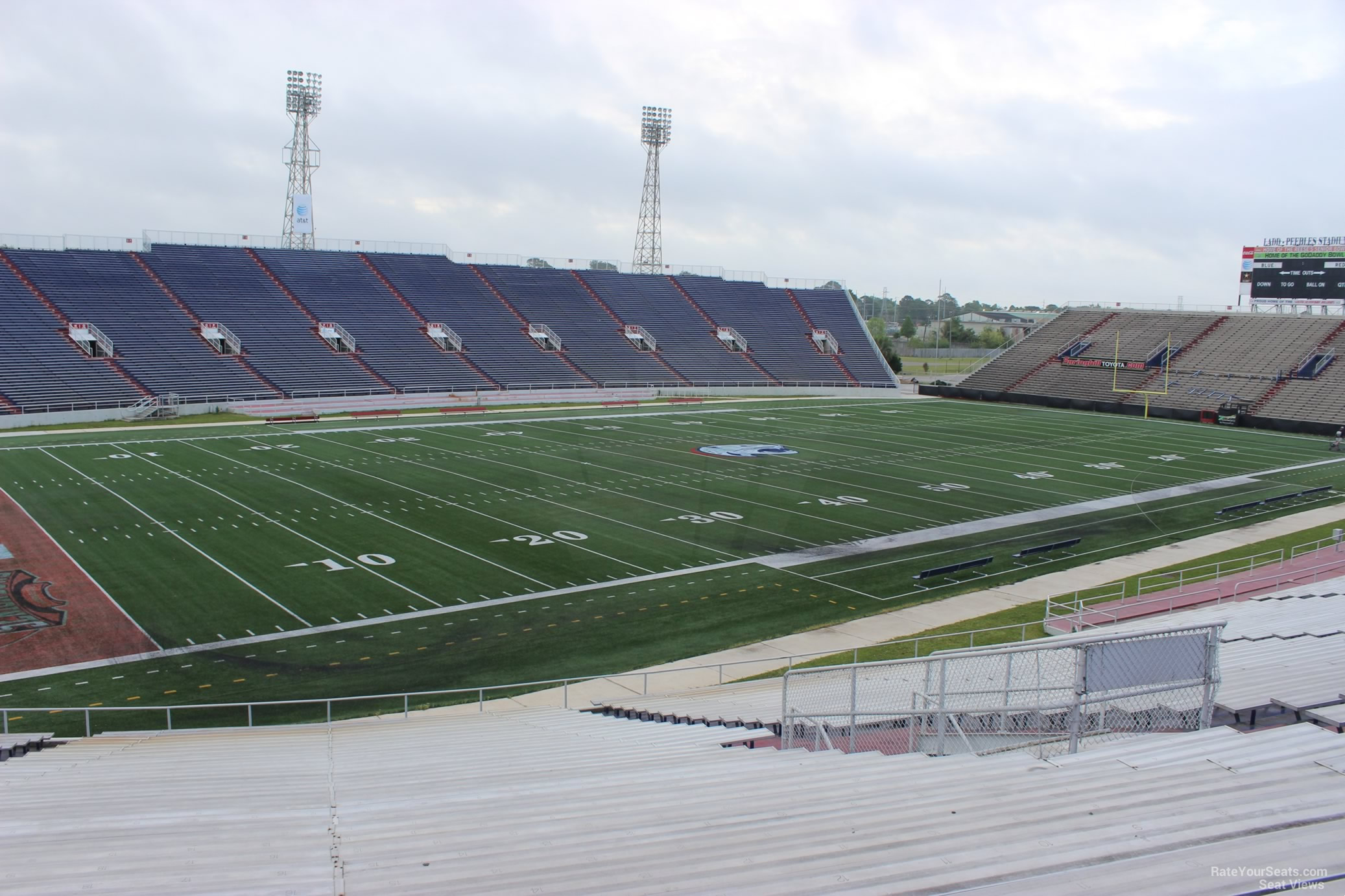 Section J at Ladd Peebles Stadium - RateYourSeats.com