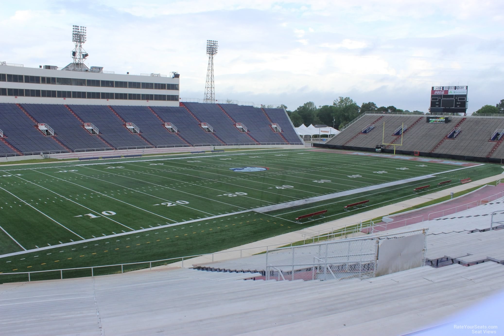 Section U at Ladd Peebles Stadium - RateYourSeats.com