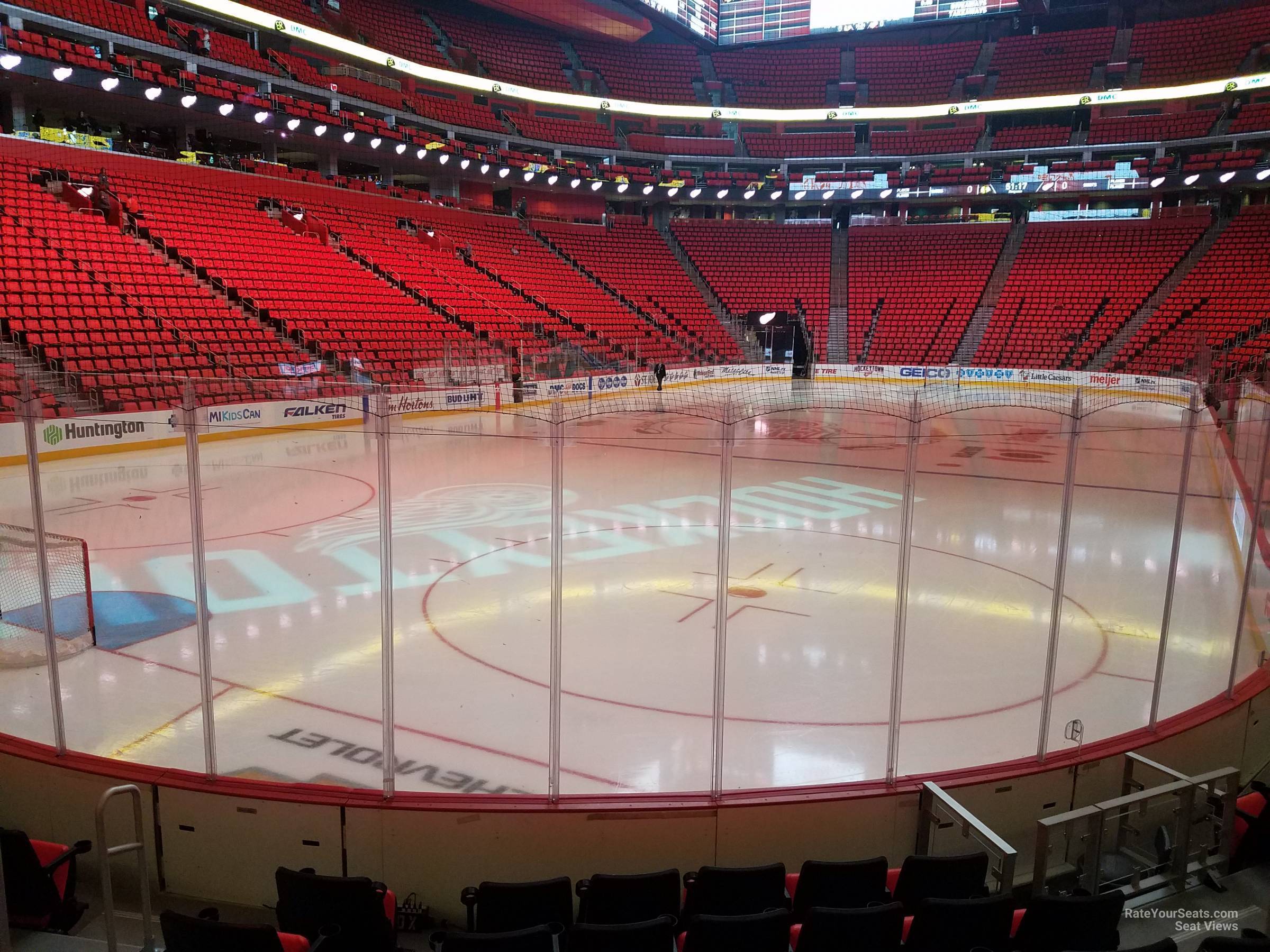 Little Caesars Arena Section 101 - Detroit Red Wings - RateYourSeats.com