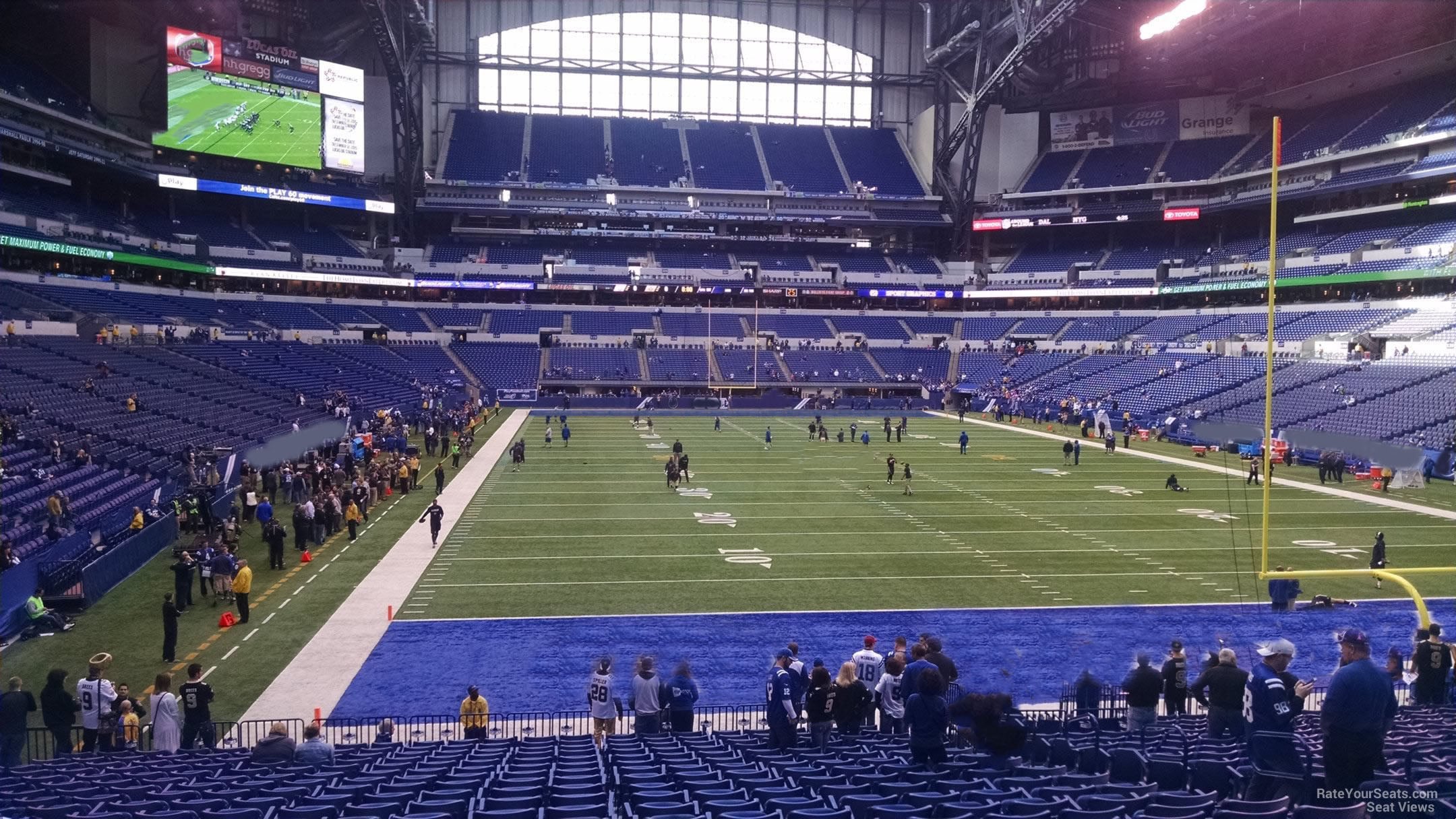 Section 102 at Lucas Oil Stadium - RateYourSeats.com