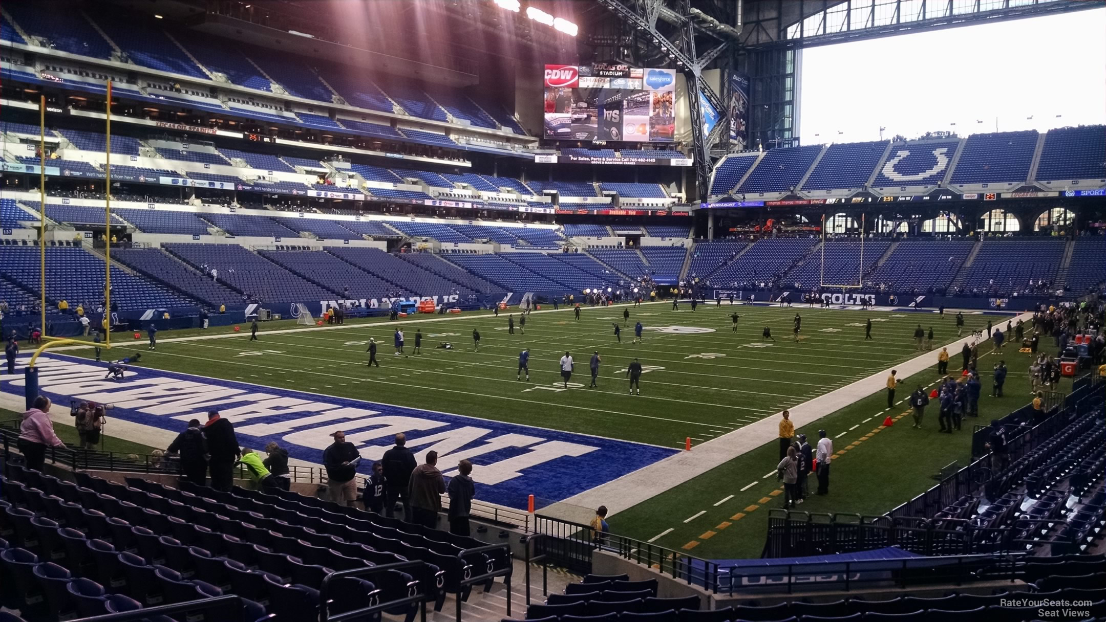 Lucas Oil Stadium Section 121 - Indianapolis Colts - RateYourSeats.com
