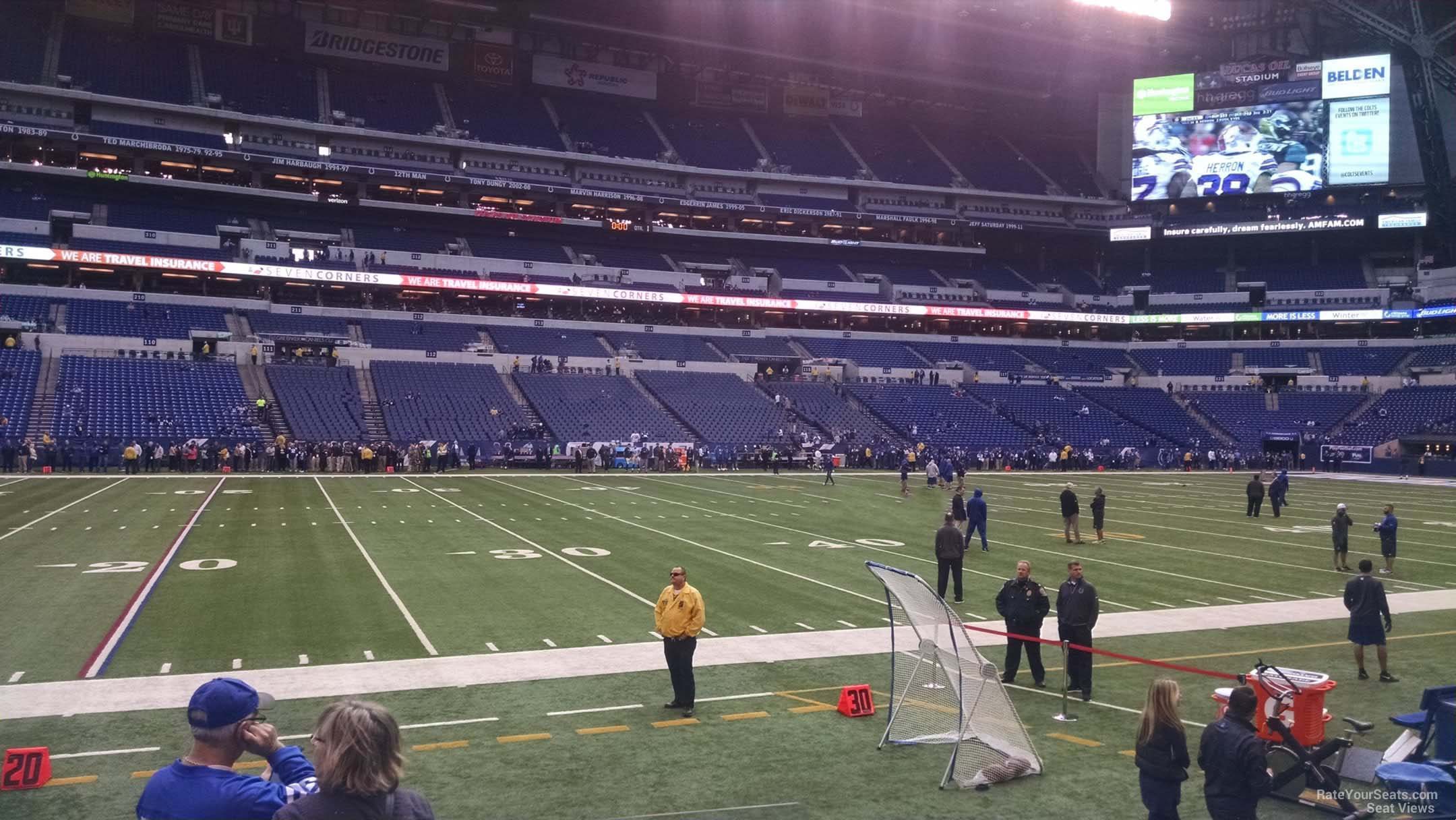 Section 142 at Lucas Oil Stadium - RateYourSeats.com