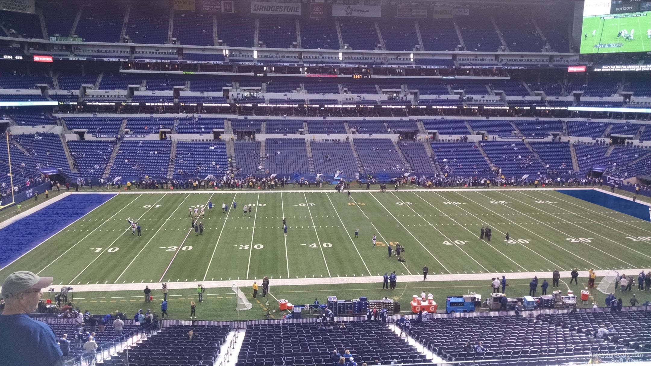 Section 341 at Lucas Oil Stadium - RateYourSeats.com