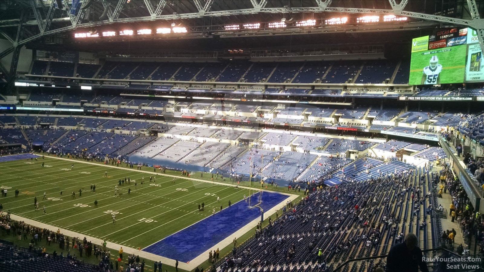 Lucas Oil Stadium Section 406 - Indianapolis Colts - RateYourSeats.com