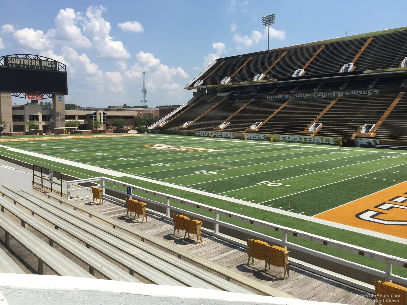 Section A at M.M. Roberts Stadium - RateYourSeats.com