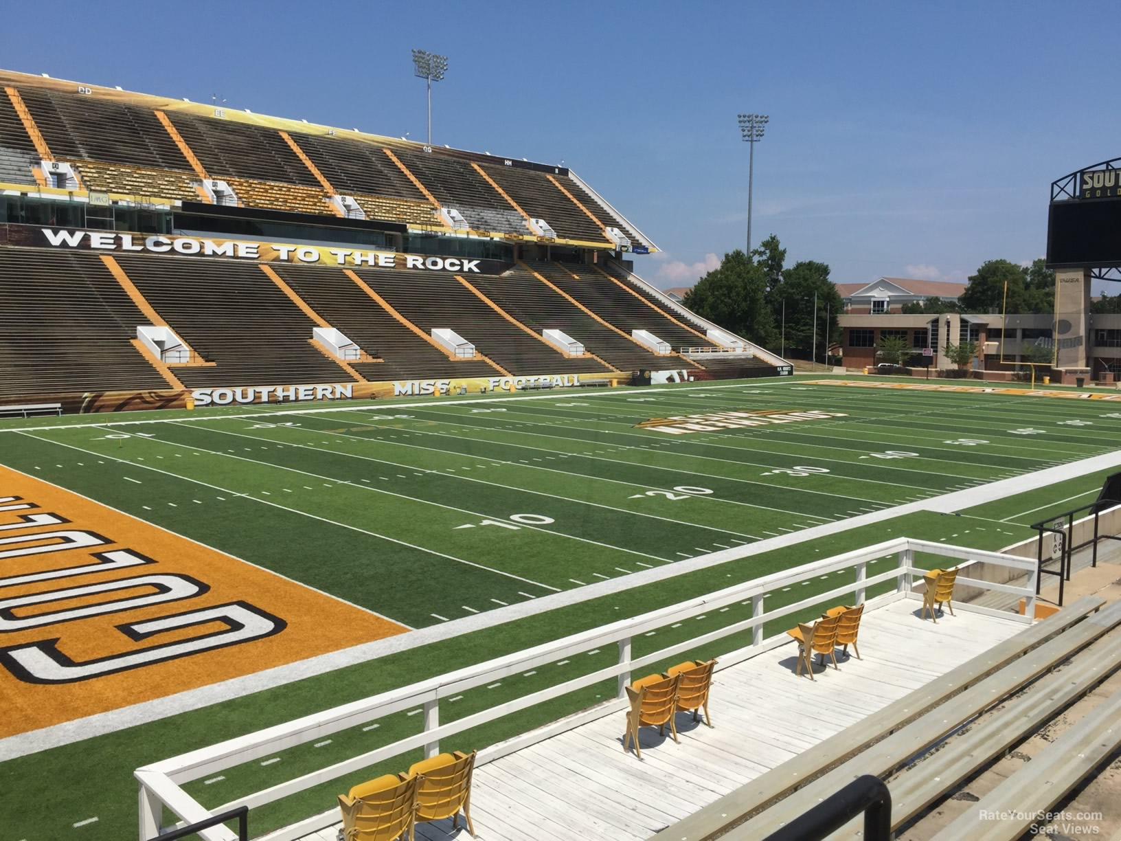 Section J at M.M. Roberts Stadium - RateYourSeats.com