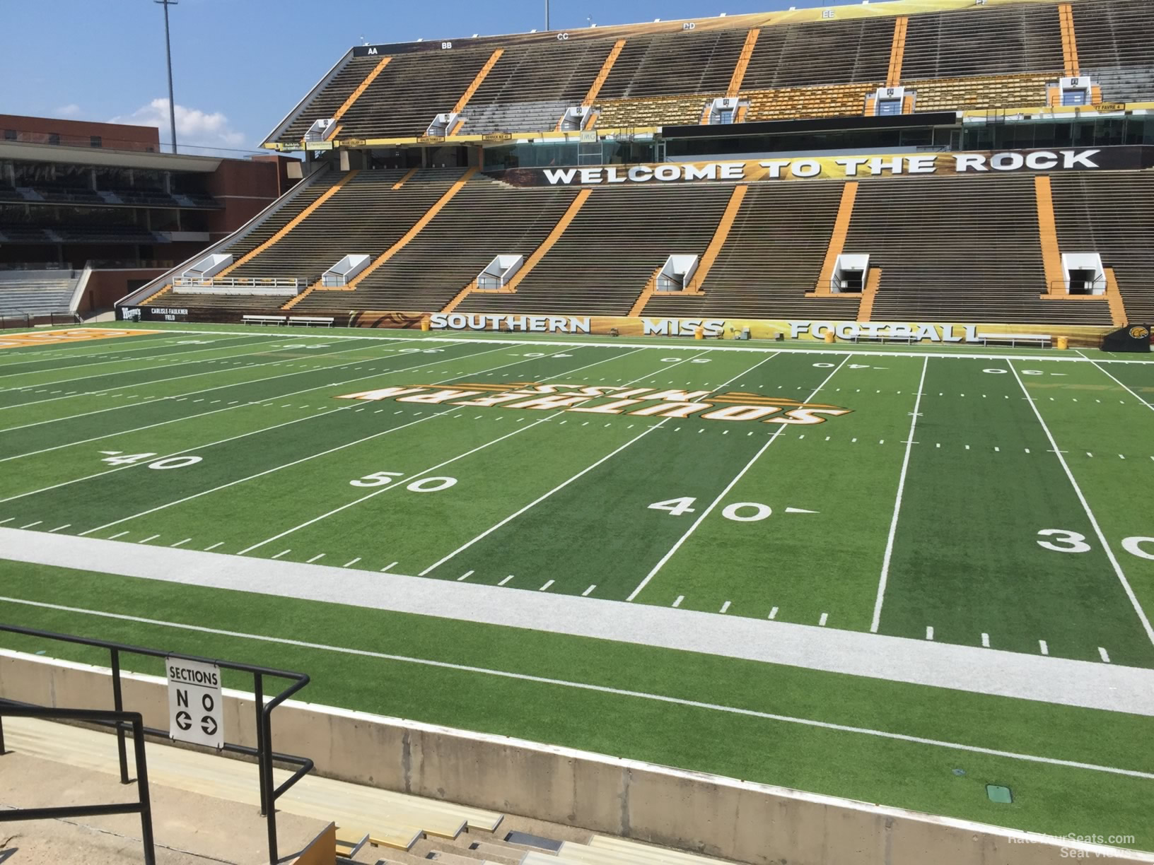 Section O at M.M. Roberts Stadium - RateYourSeats.com