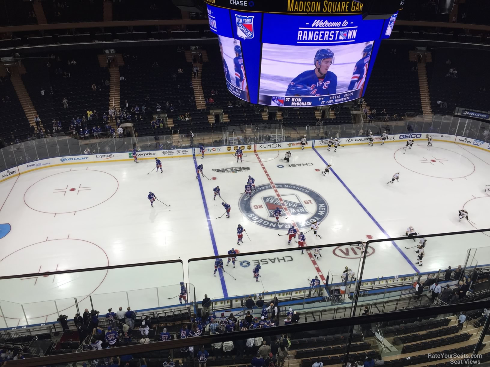 Madison Square Garden Section 312 - New York Rangers - RateYourSeats.com