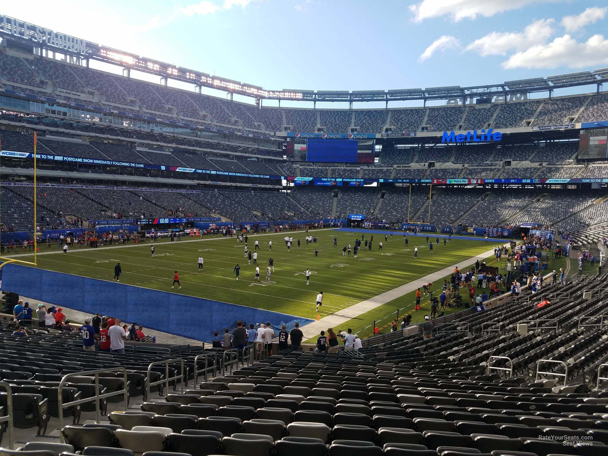 Metlife Stadium Row Chart - Ponasa
