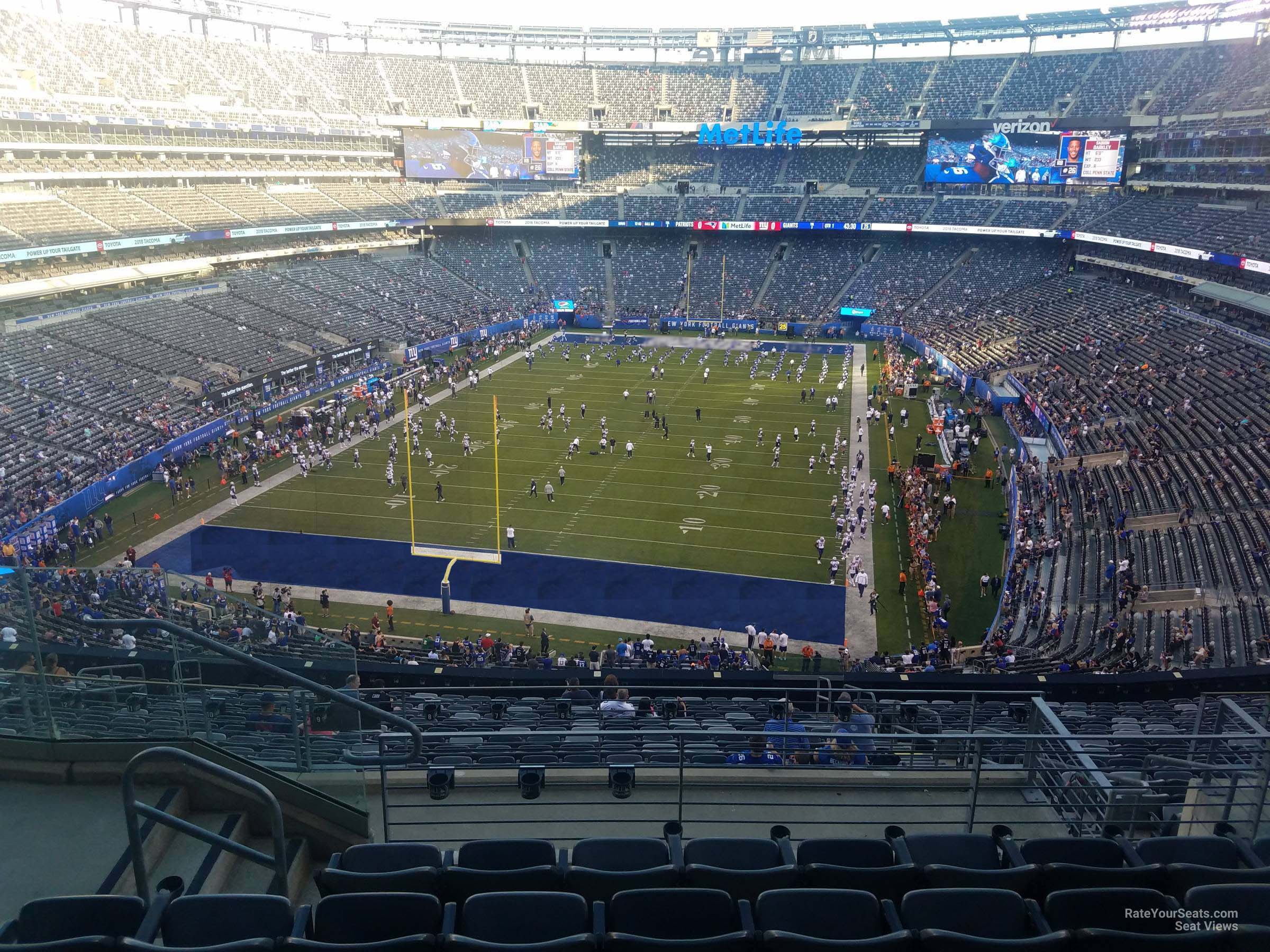 Section 249B at MetLife Stadium for Giants & Jets Games - RateYourSeats.com