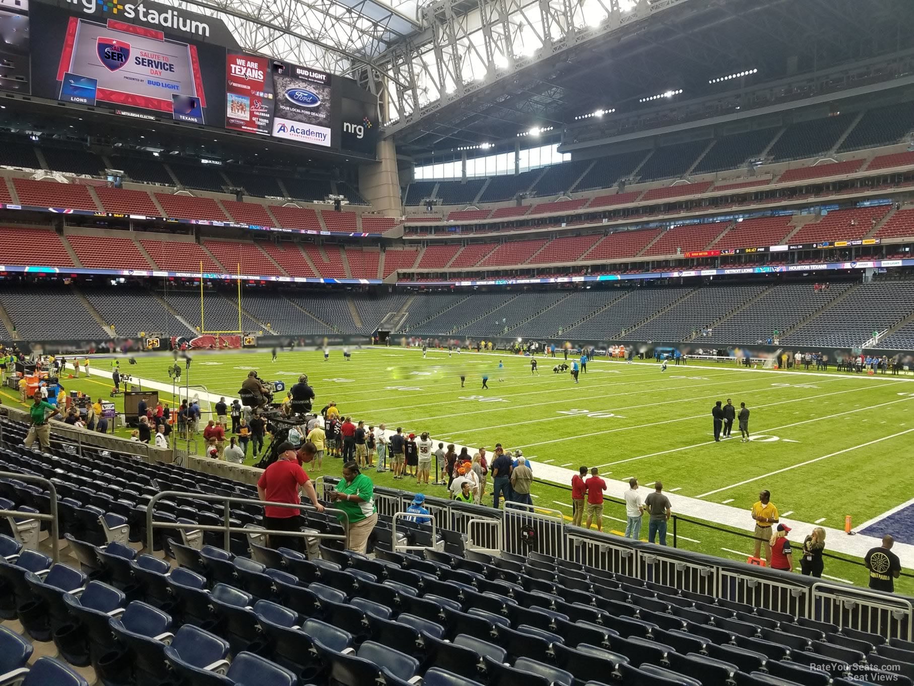 Section 102 at NRG Stadium - RateYourSeats.com