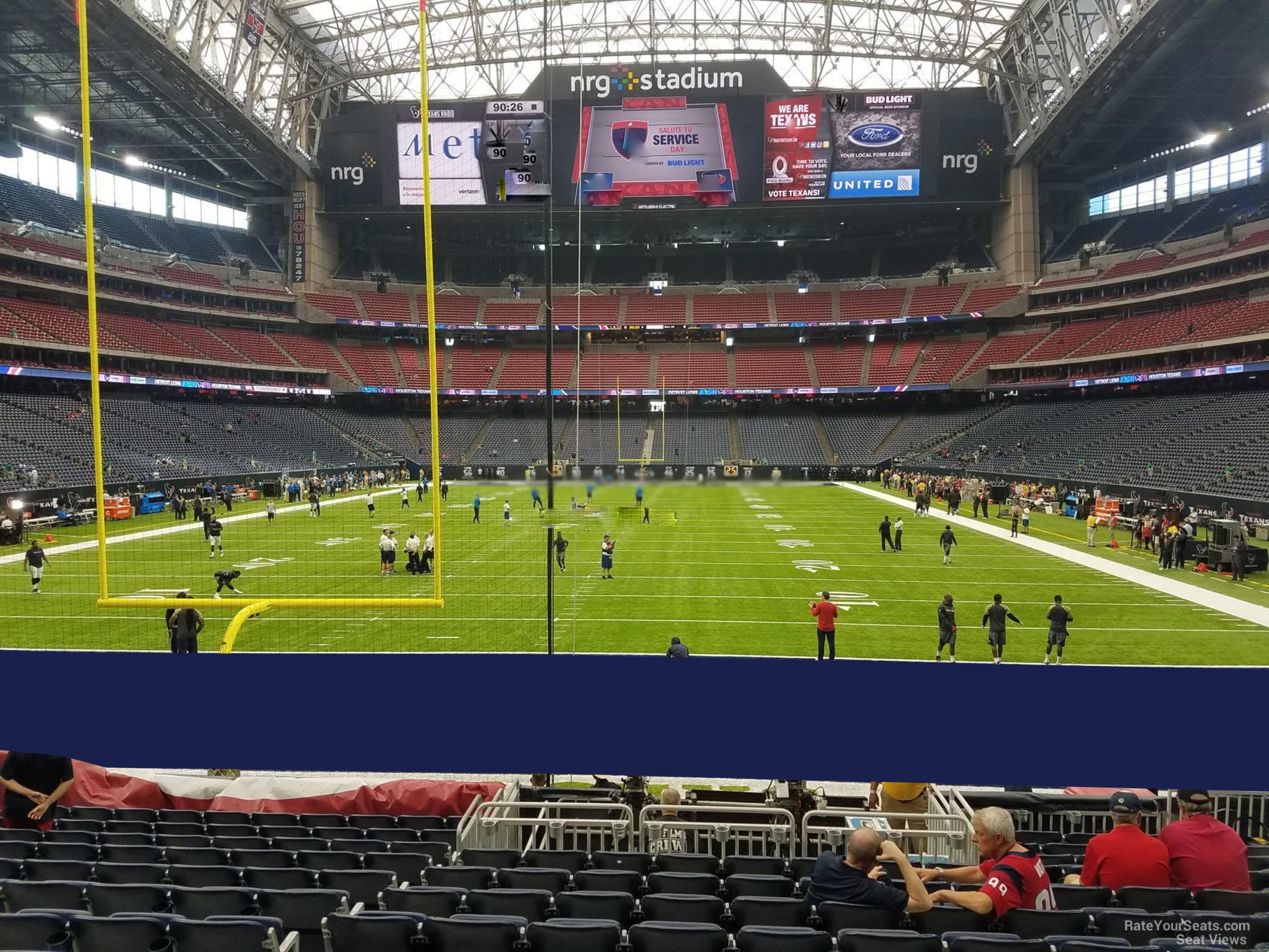 NRG Stadium Section 116 - Houston Texans - RateYourSeats.com
