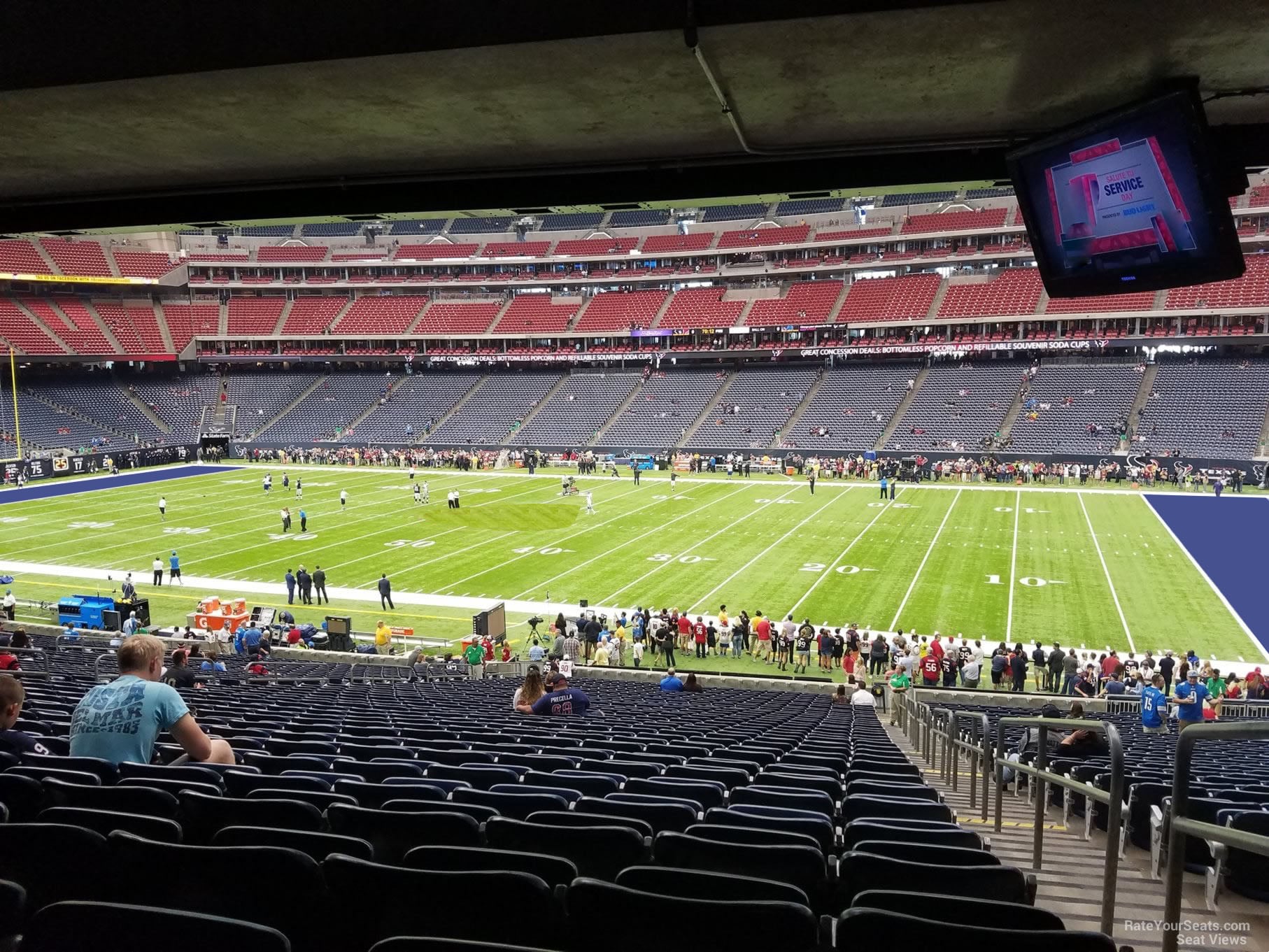 NRG Stadium Section 124 - Houston Texans - RateYourSeats.com