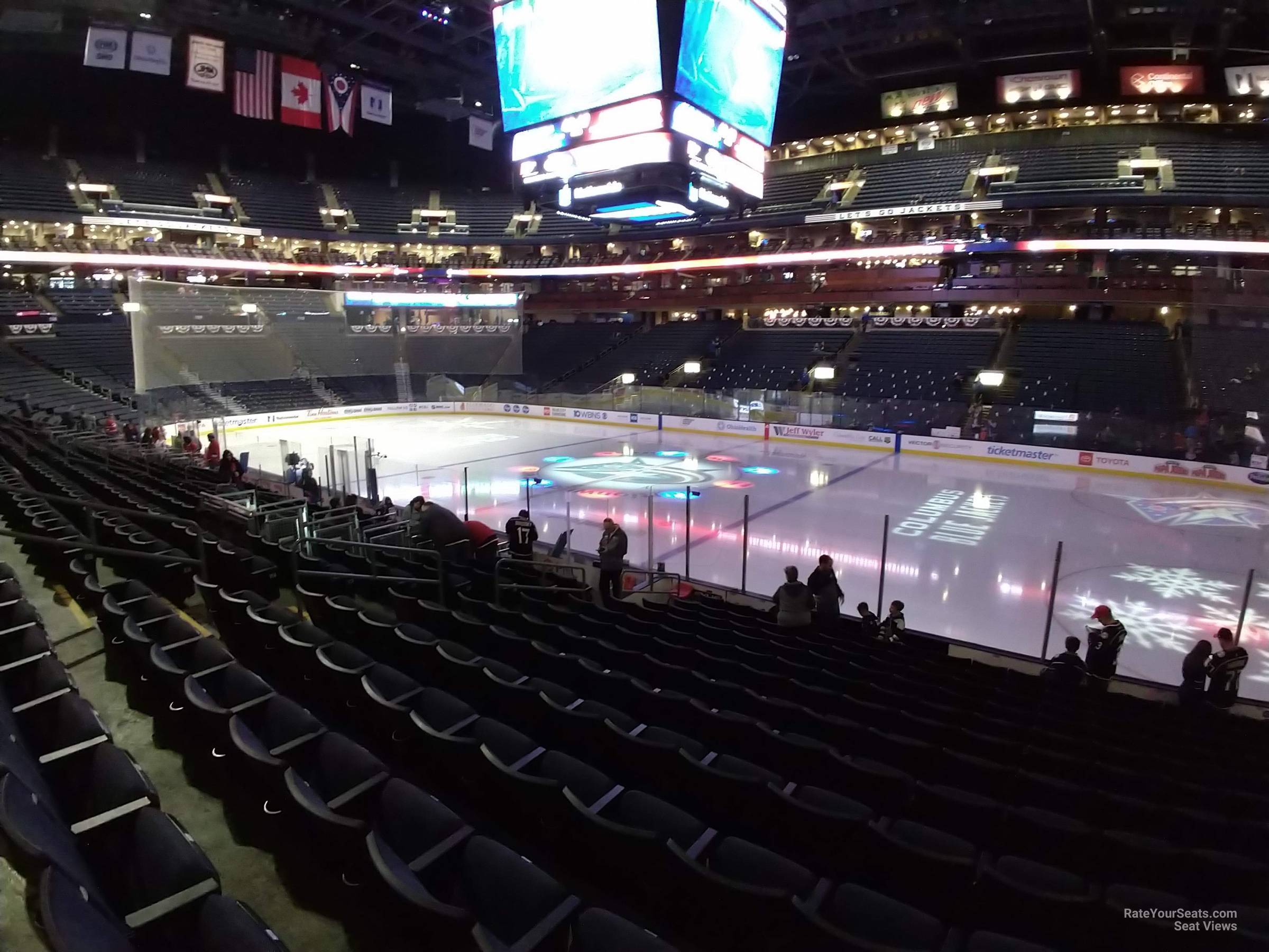 Nationwide Arena Section 102 - Columbus Blue Jackets - RateYourSeats.com