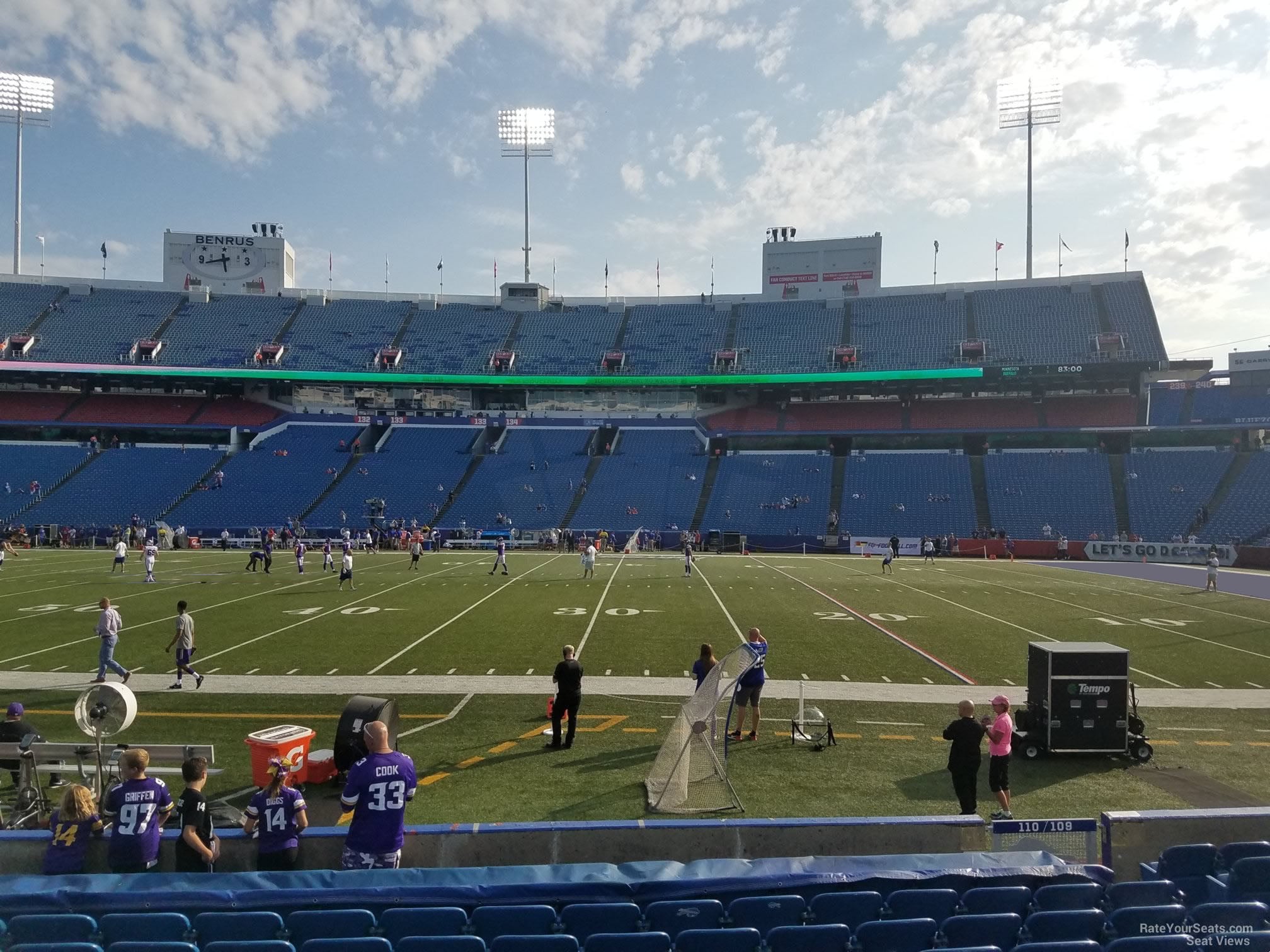 Section 110 at Highmark Stadium - RateYourSeats.com