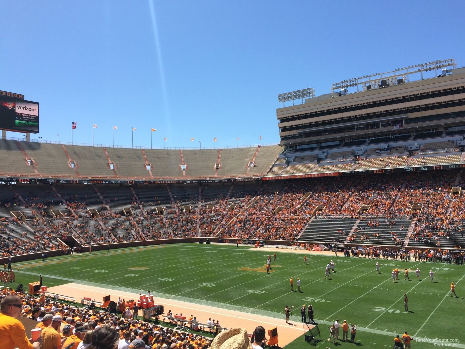 Section A at Neyland Stadium - RateYourSeats.com