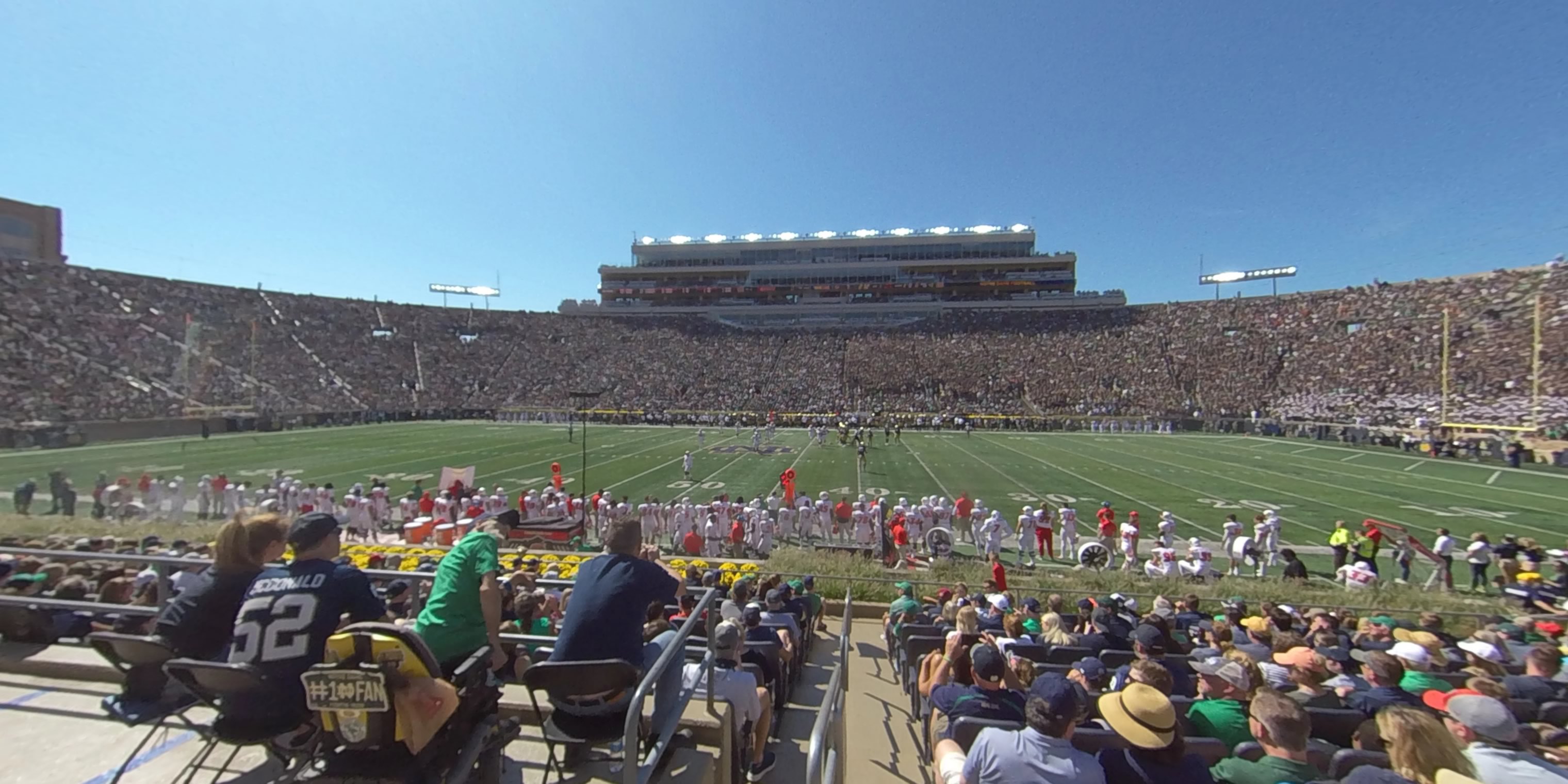 Section 9 at Notre Dame Stadium - RateYourSeats.com