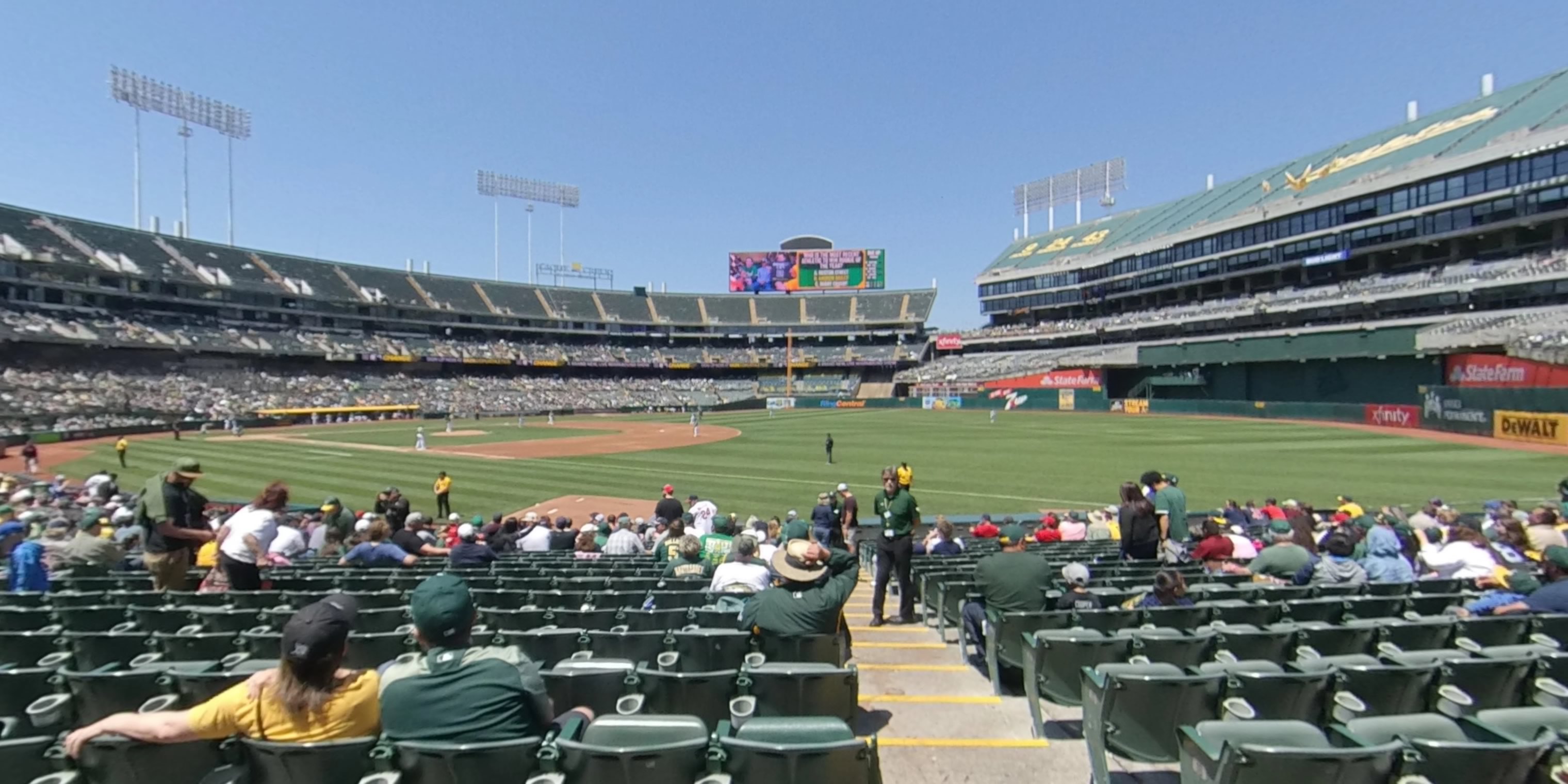 Oakland Coliseum Seating Chart View - Infoupdate.org