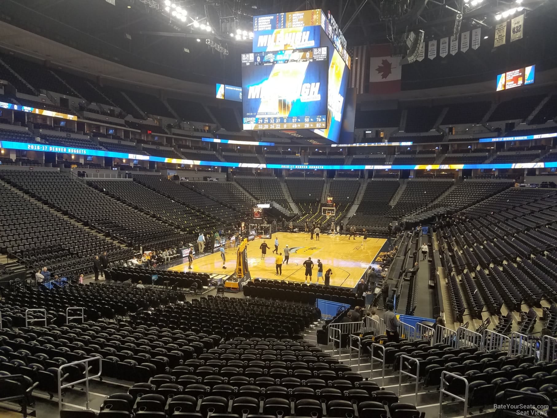 Real Pepsi Center Seating Chart