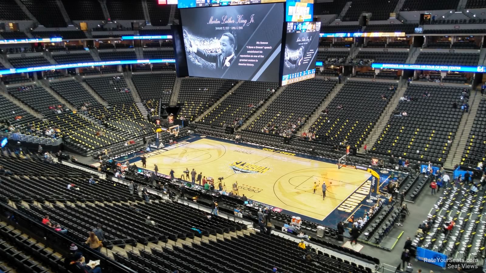 Pepsi Center Entrance Map