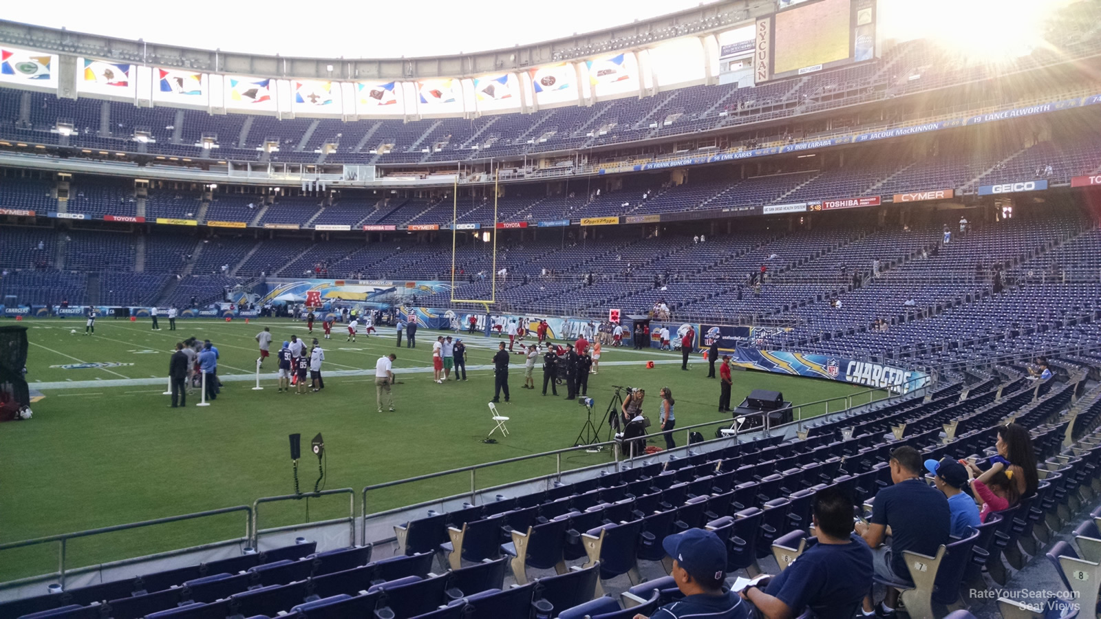 Qualcomm Stadium Seating Map