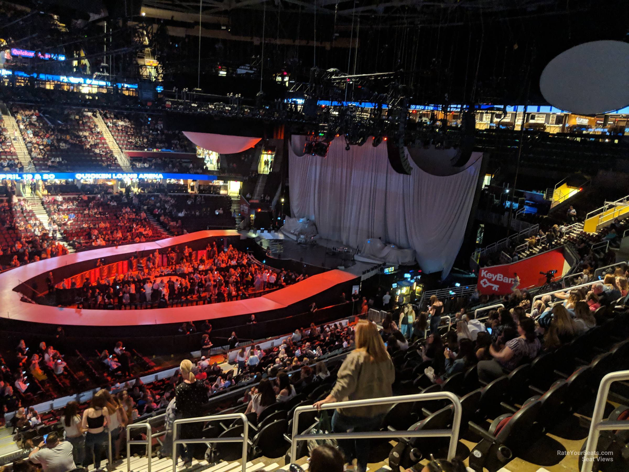 Rocket Mortgage Fieldhouse Section C121 Concert Seating