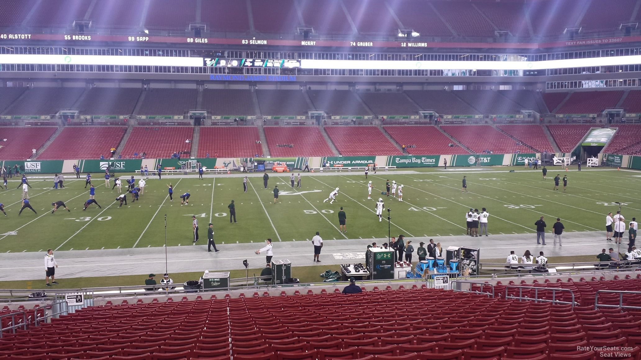 Section 110 at Raymond James Stadium - RateYourSeats.com