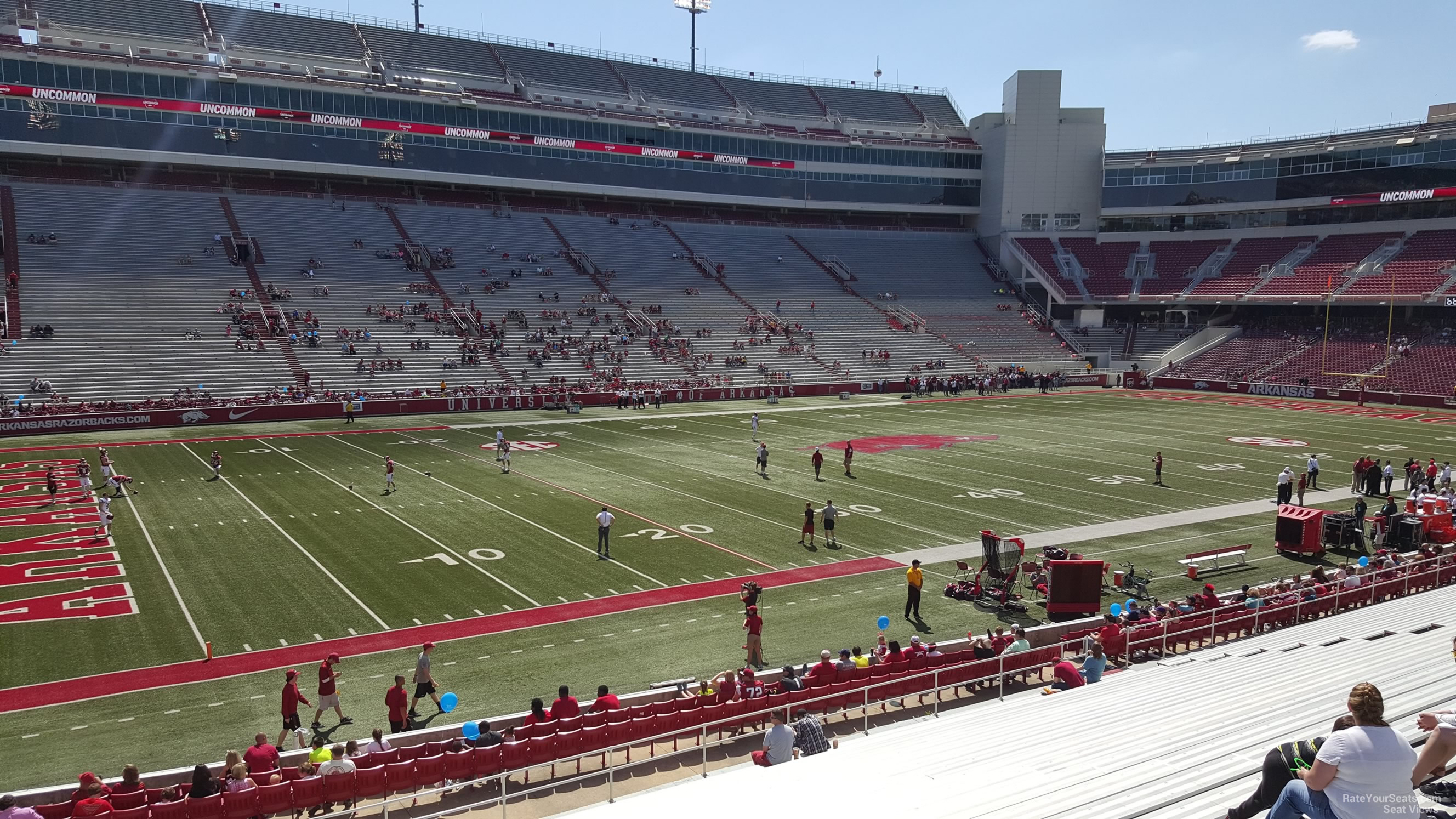 Razorback Stadium Seating Chart: A Visual Reference of Charts | Chart ...