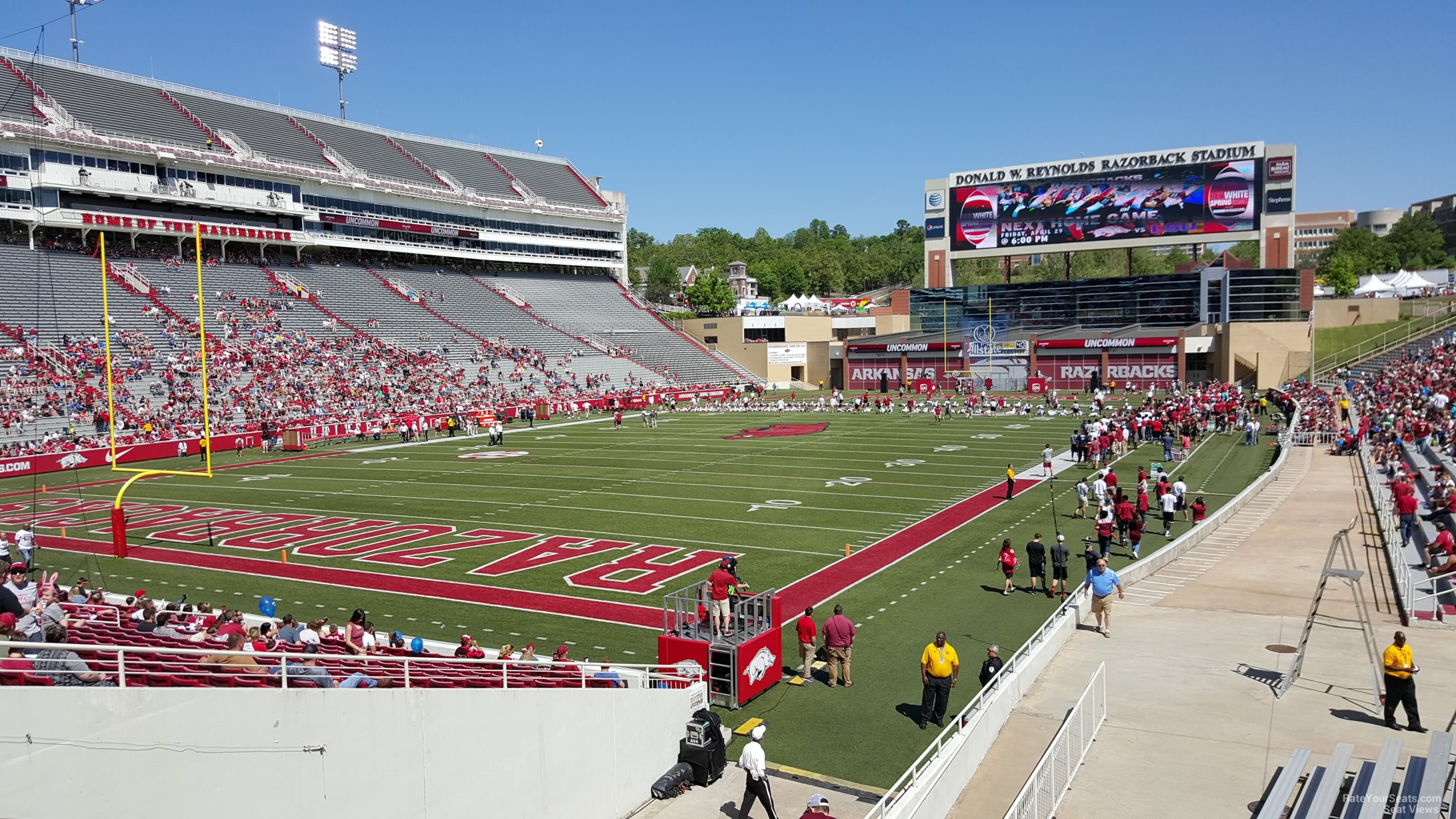 Section 128 at Razorback Stadium - RateYourSeats.com