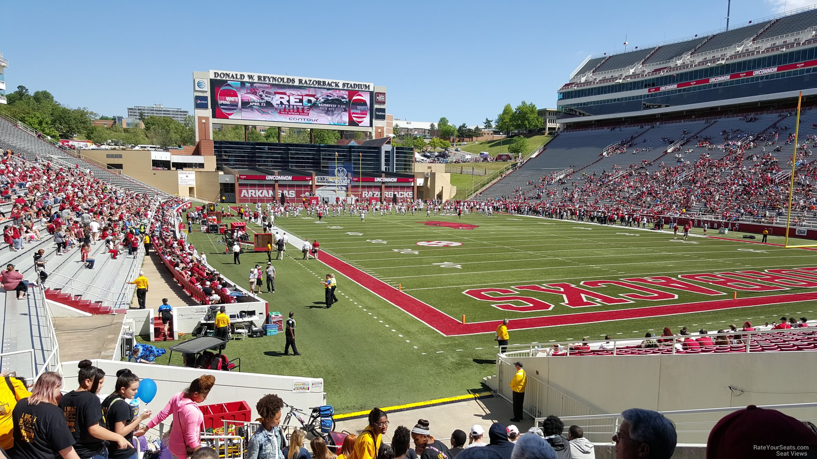Section 136 at Razorback Stadium - RateYourSeats.com