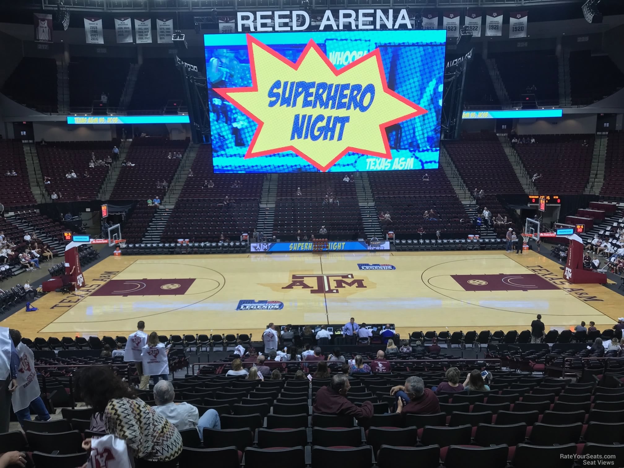 Section 105 at Reed Arena - RateYourSeats.com