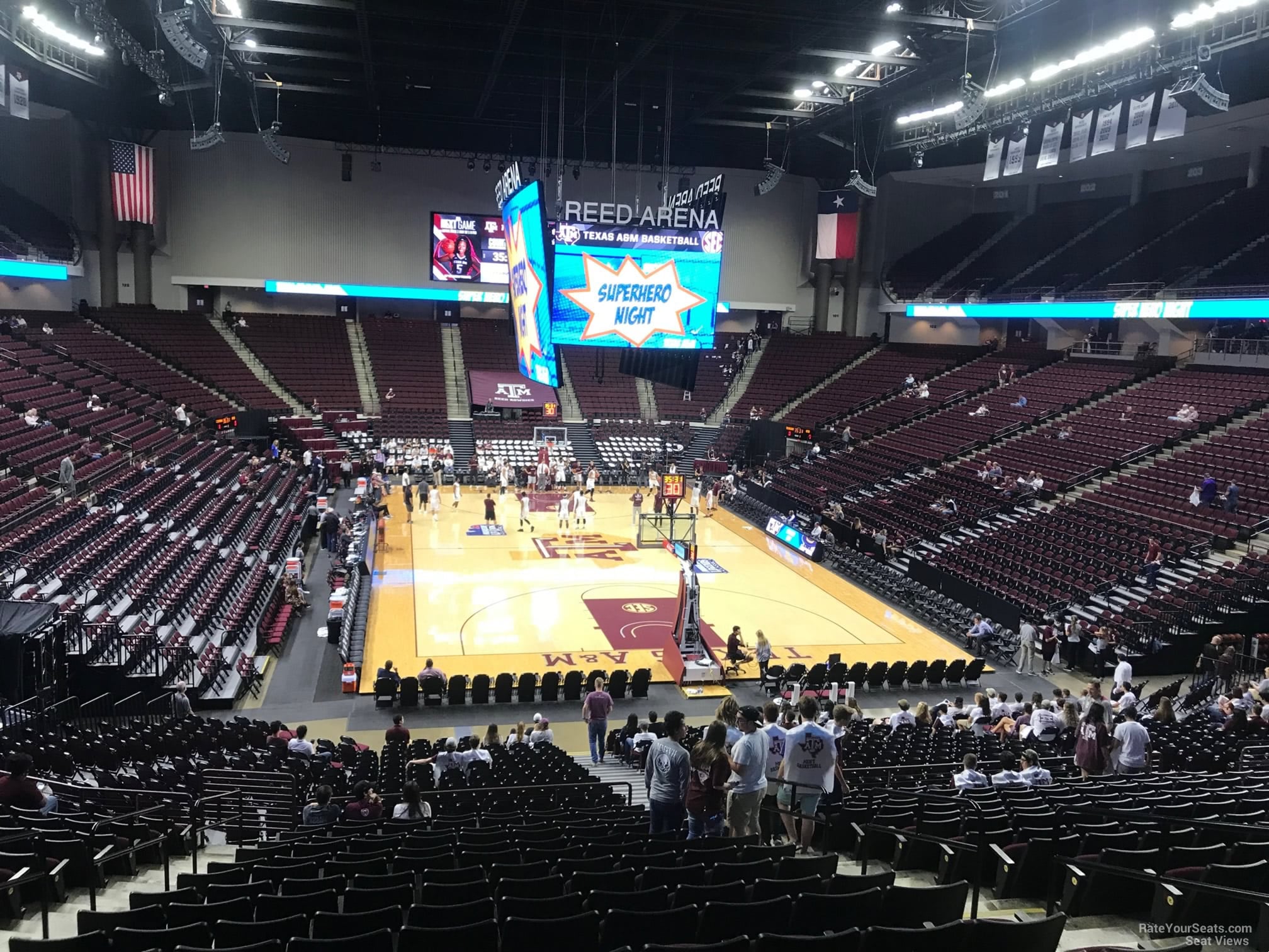 Reed Arena Section 114 - RateYourSeats.com