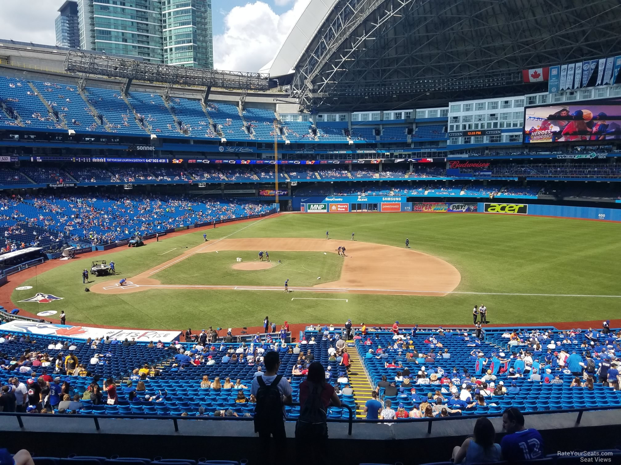 Rogers Centre Section 218 - Toronto Blue Jays - RateYourSeats.com