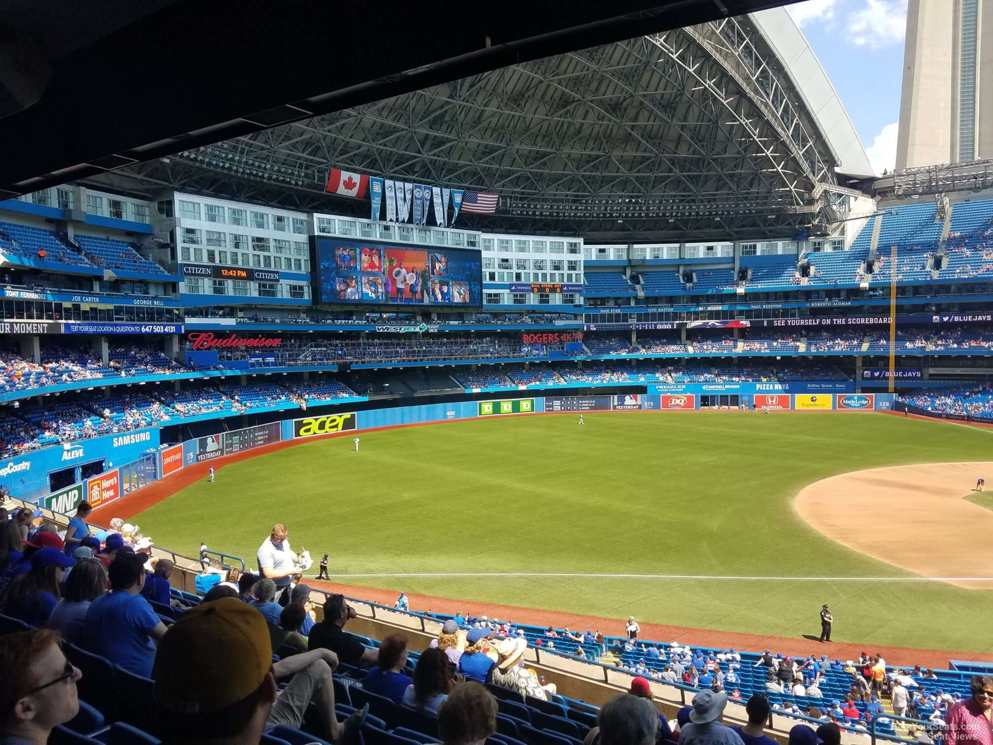 Rogers Centre Section 233 - Toronto Blue Jays - RateYourSeats.com