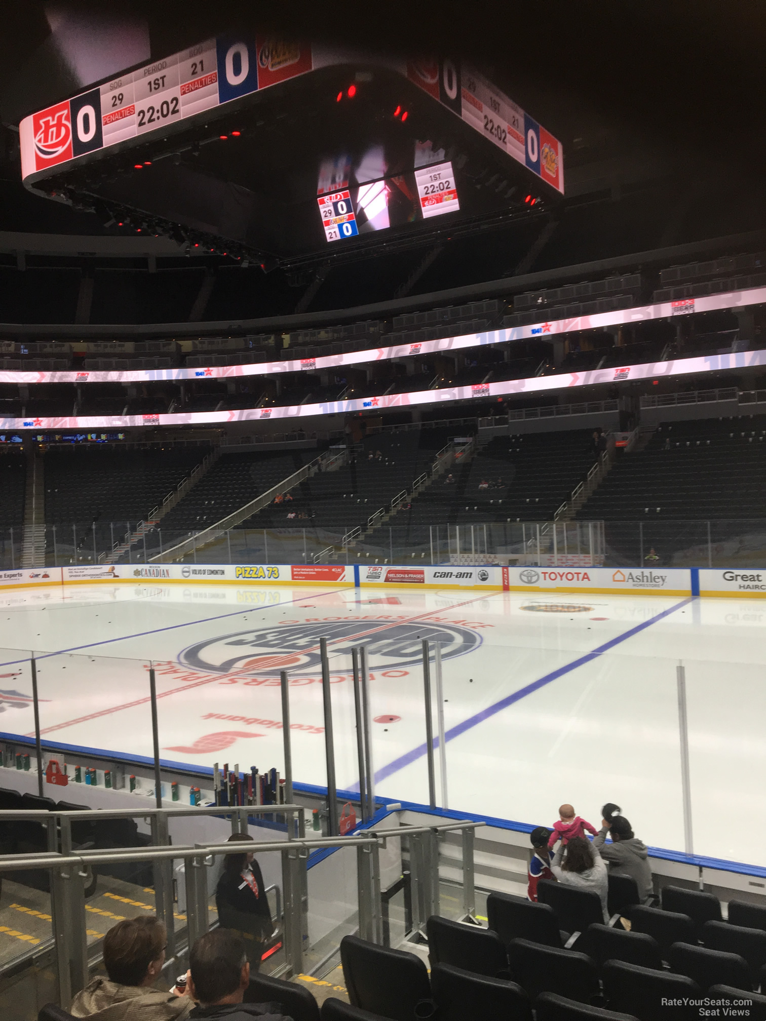 Rogers Place Section 101 - Edmonton Oilers - RateYourSeats.com