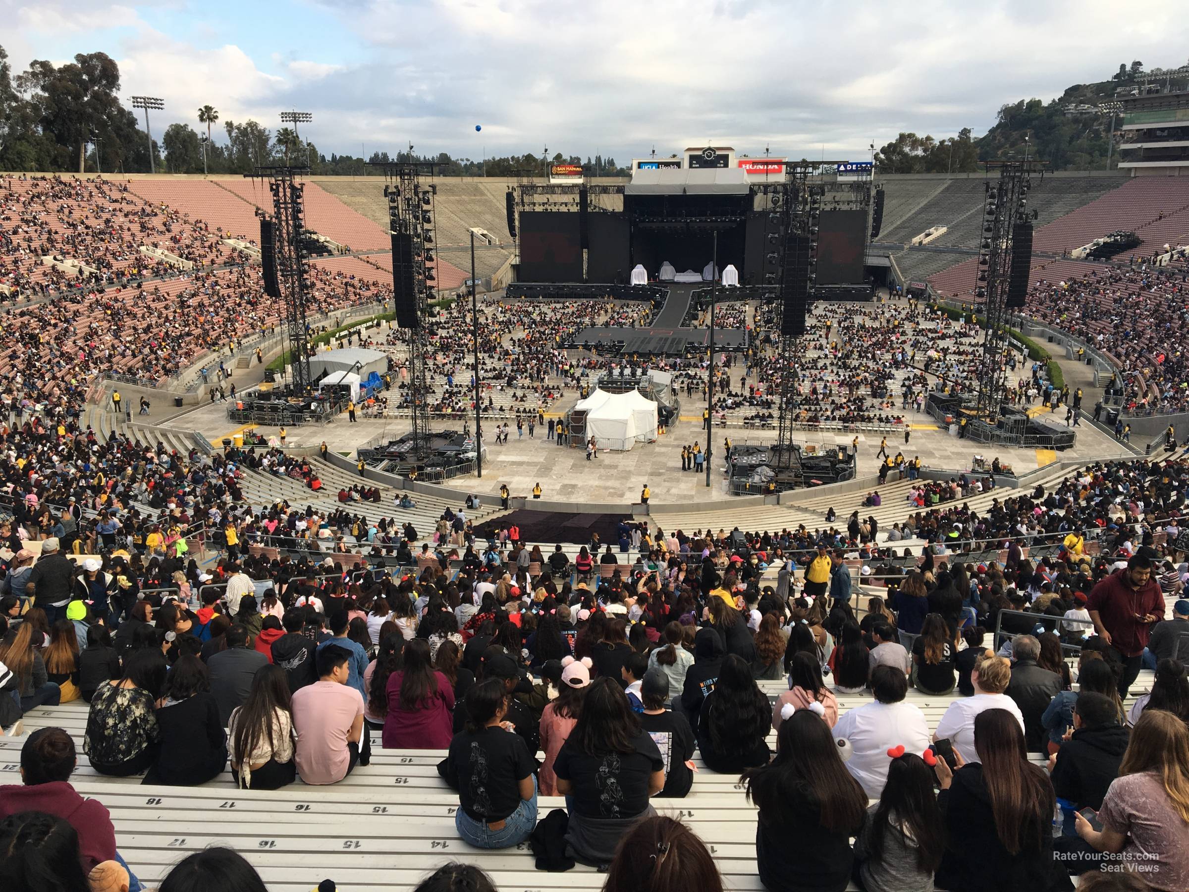 Rose Bowl Concert Seating View
