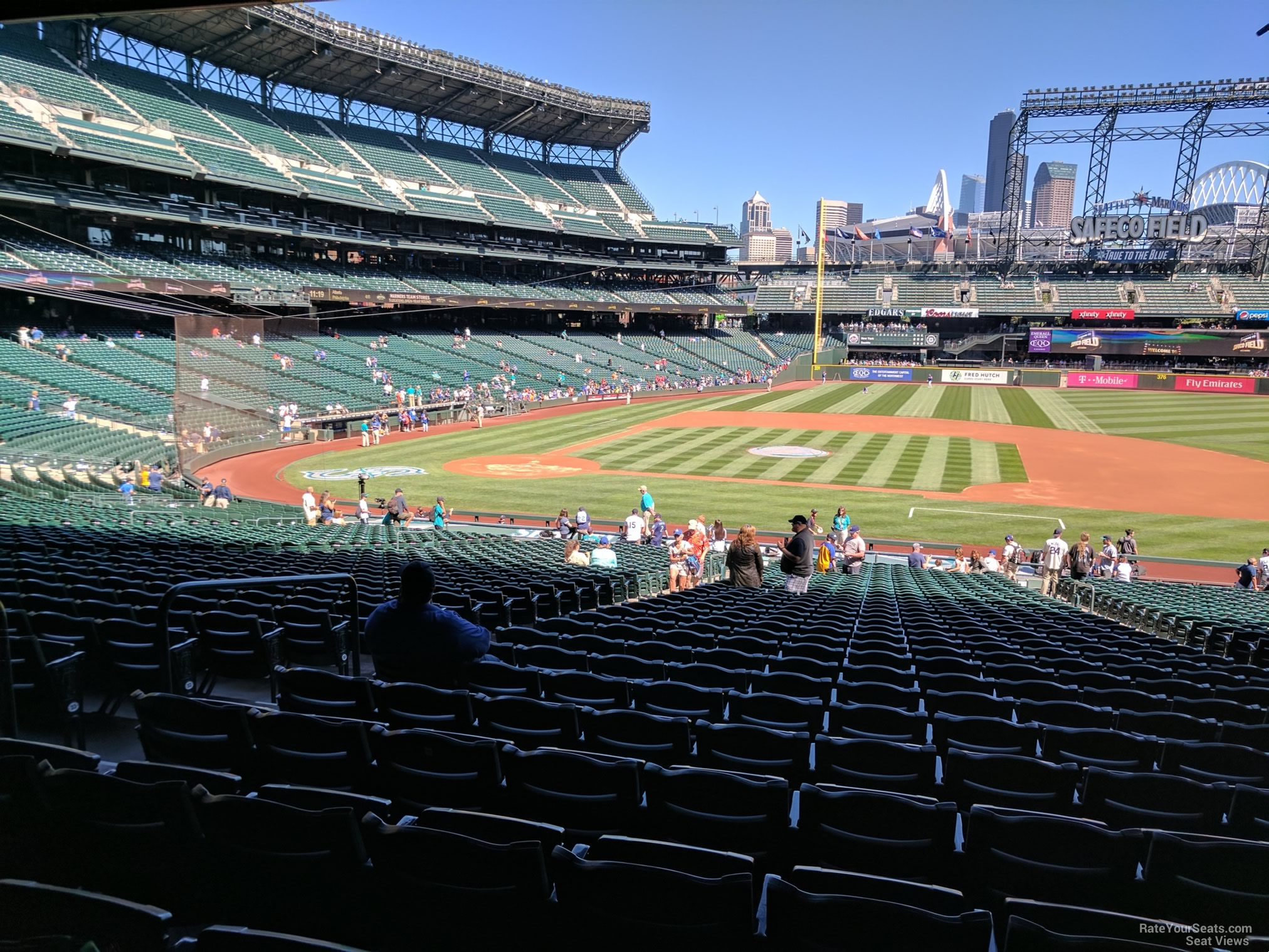 Safeco Field Section 121 - Seattle Mariners - RateYourSeats.com