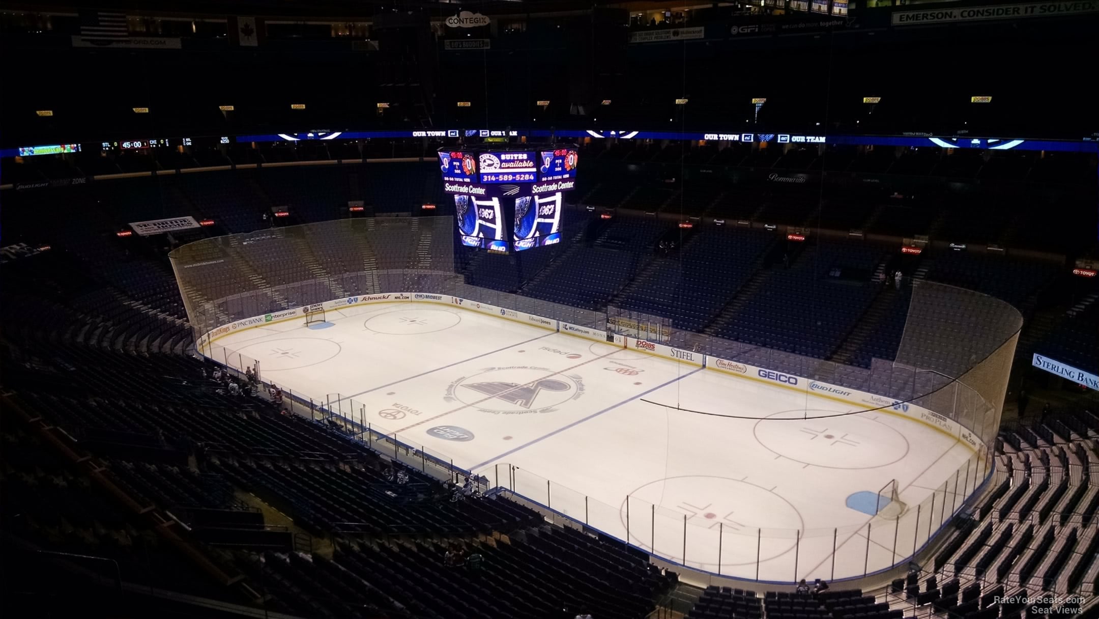 Enterprise Center Section 333 - St. Louis Blues - RateYourSeats.com