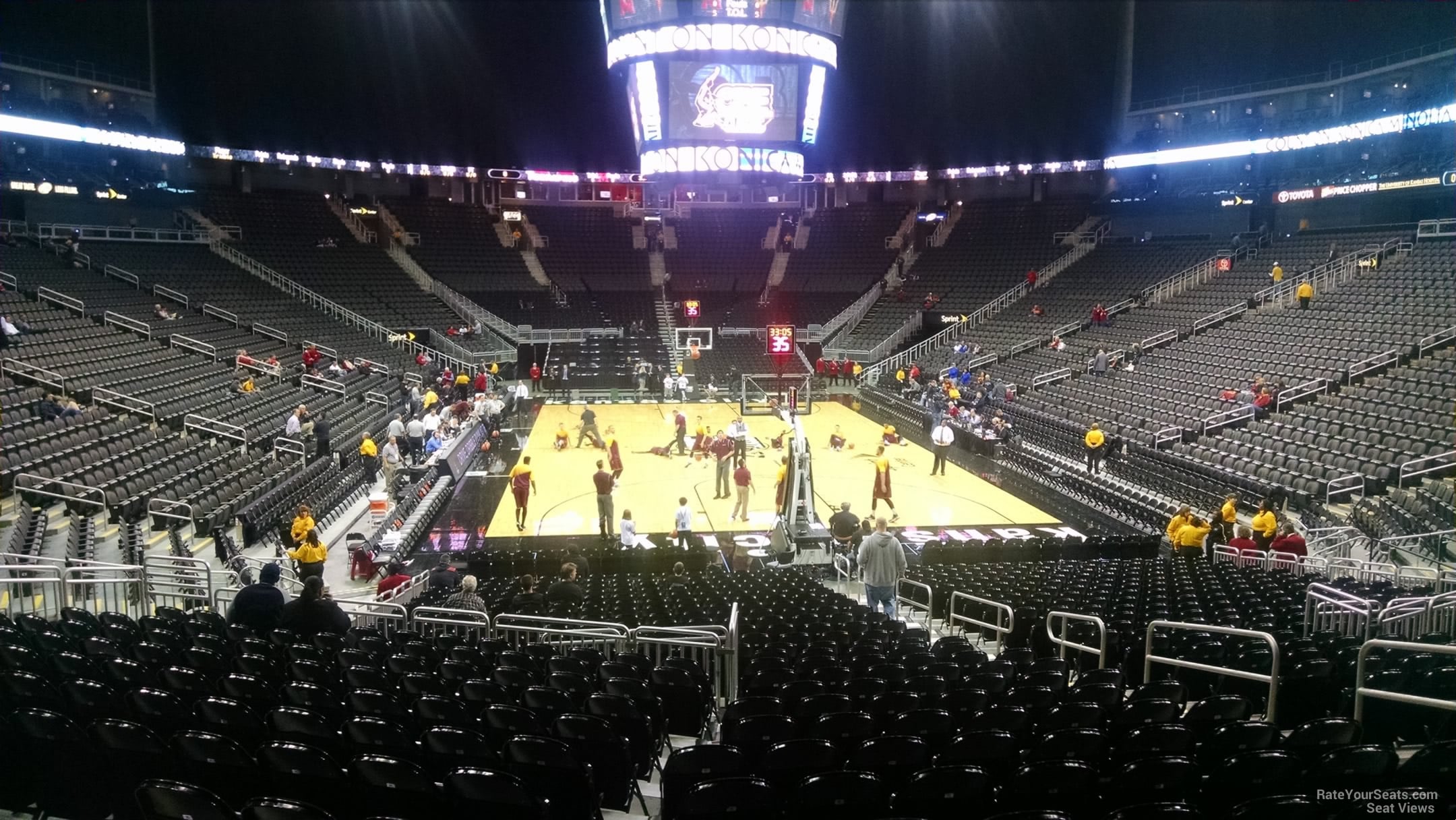 Sprint Center Basketball Seating