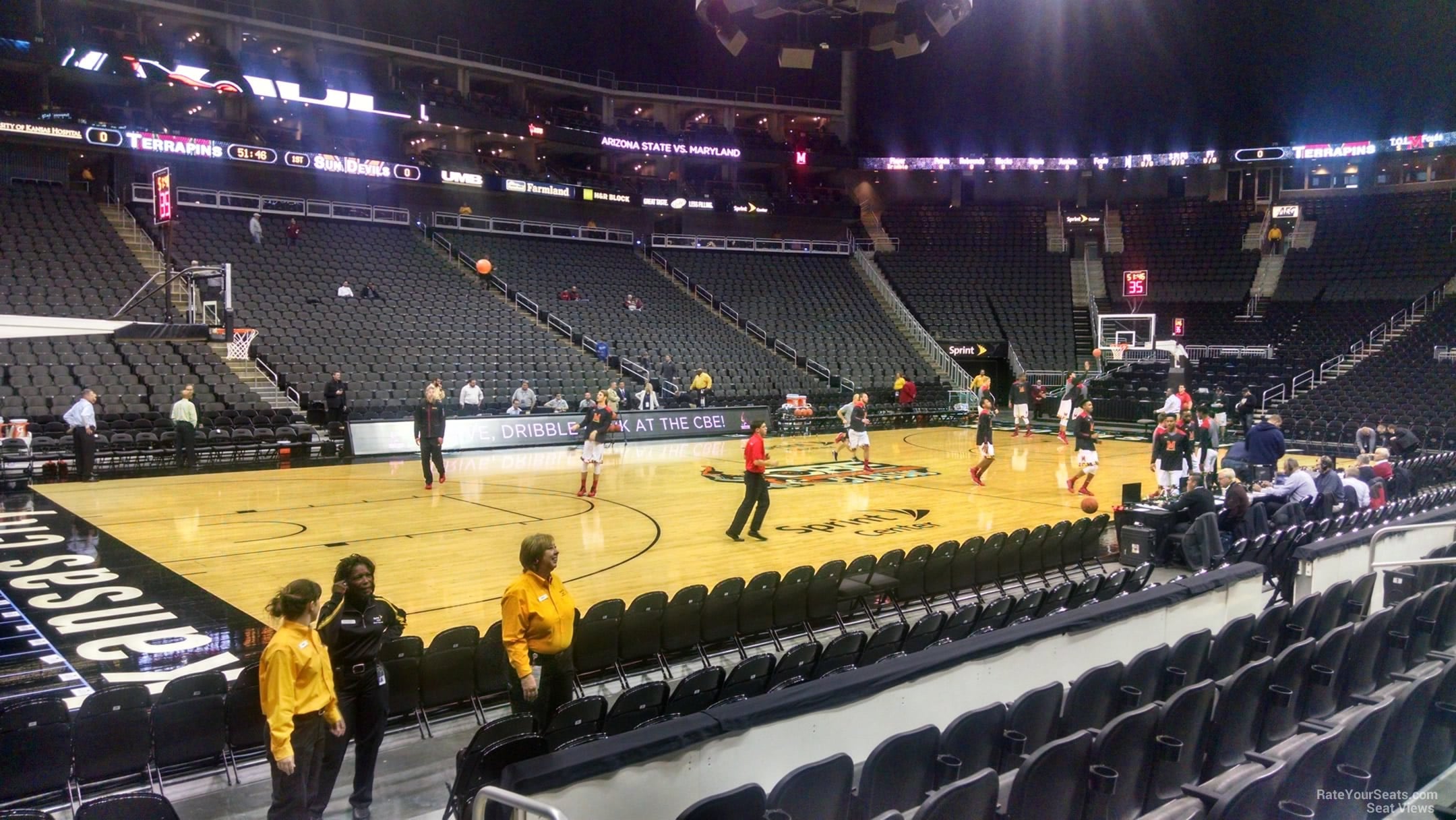 T Mobile Arena Seating Section 119 | Cabinets Matttroy