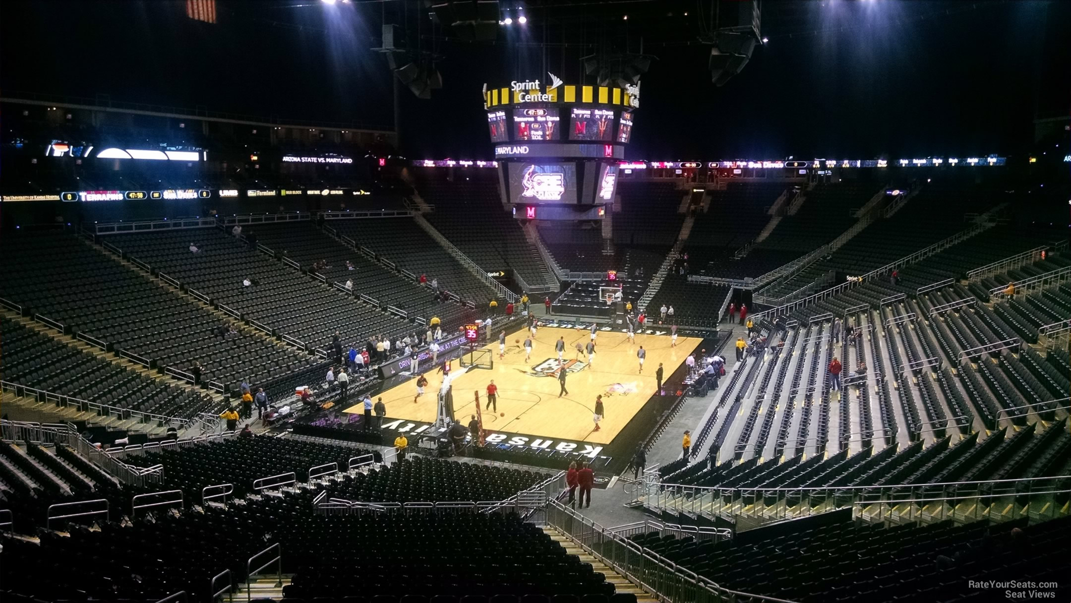 Sprint Center Basketball Seating