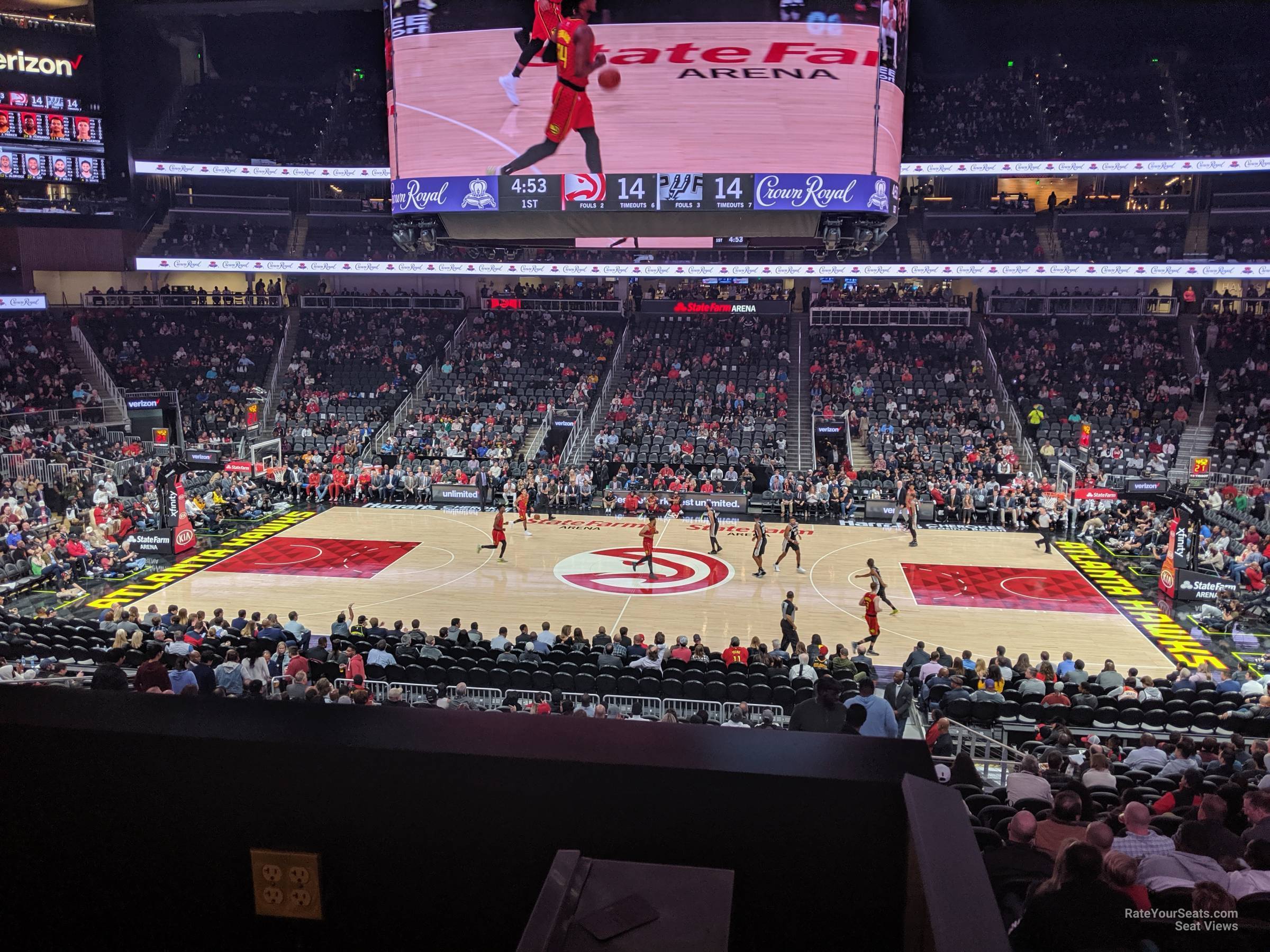 Section 108 at State Farm Arena - Atlanta Hawks - RateYourSeats.com